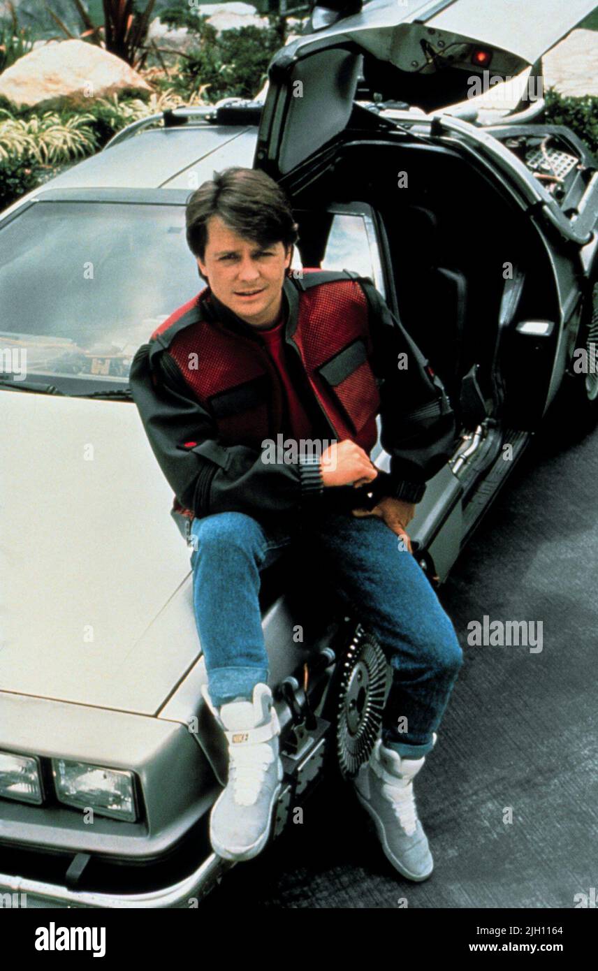 MICHAEL J. FOX, BACK TO THE FUTURE PART II, 1989 Stock Photo - Alamy