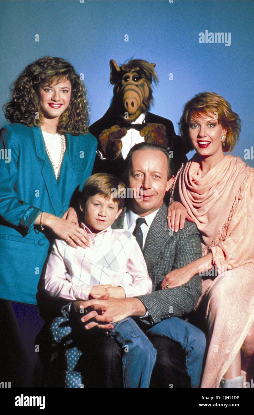 GREGORY,ELSON,ALF,SCHEDEEN,WRIGHT, ALF, 1986 Stock Photo - Alamy