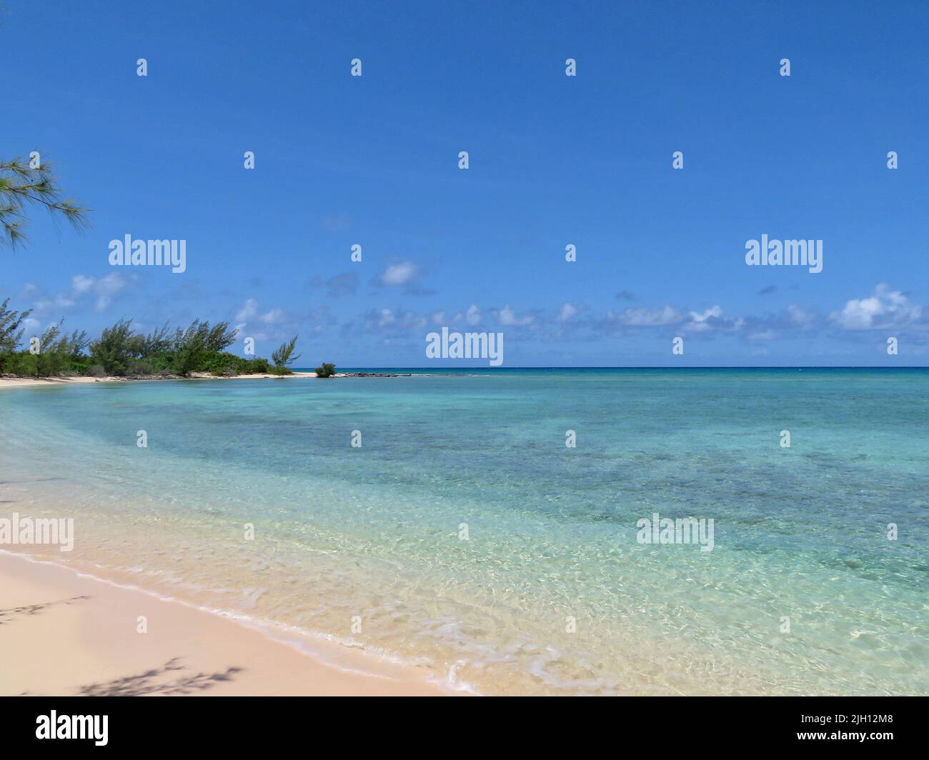 Blue ocean and seascape with sky background. Outdoor, nature Stock ...