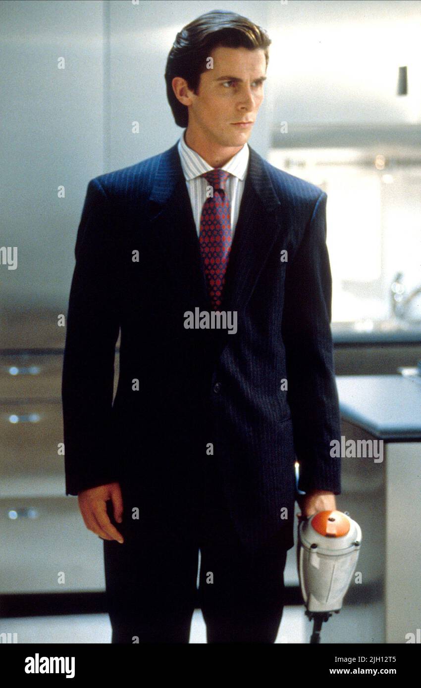 CHRISTIAN BALE, AMERICAN PSYCHO, 2000 Stock Photo - Alamy