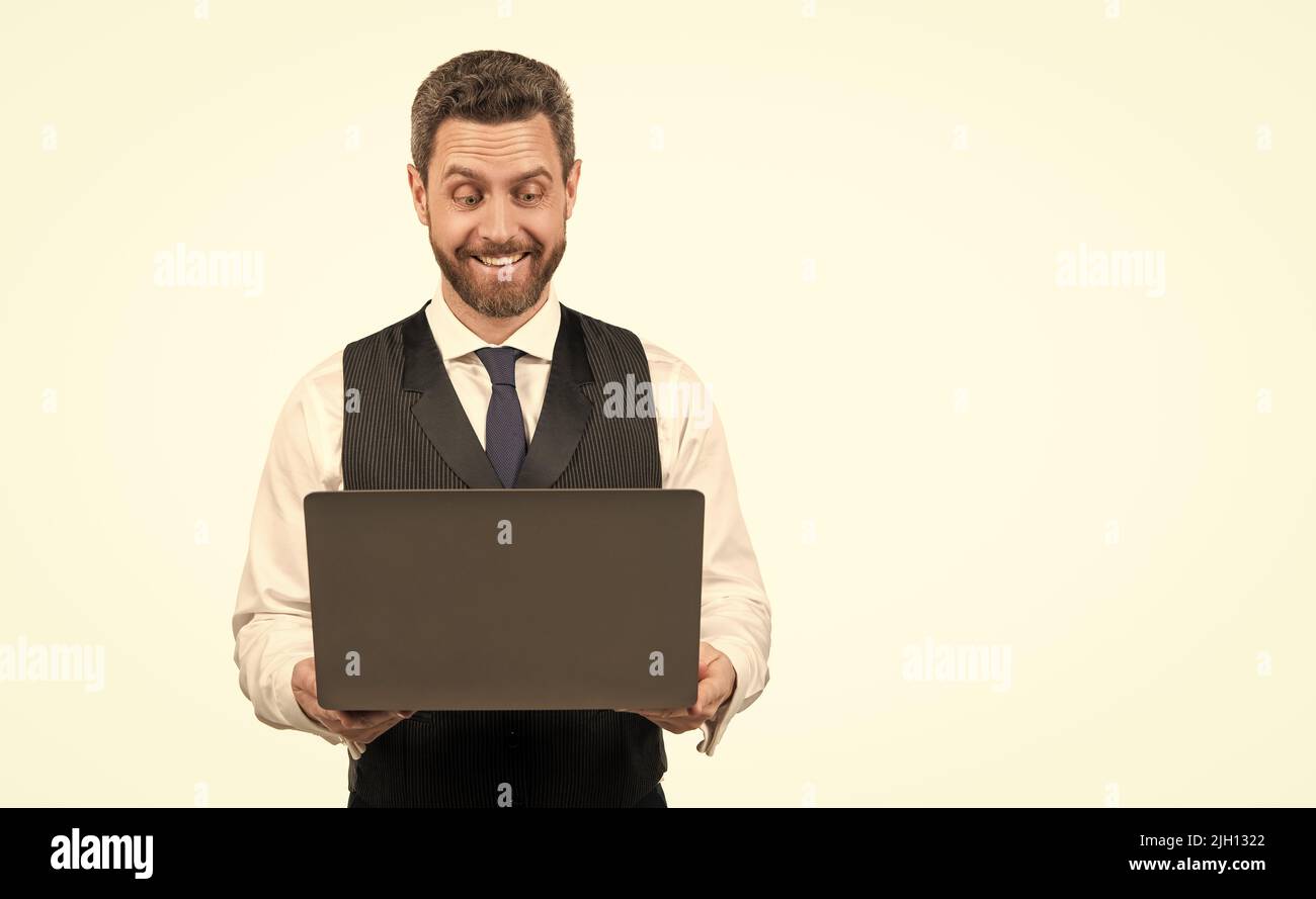 programmer man use pc. entrepreneur. agile business. professional network administrator Stock ...