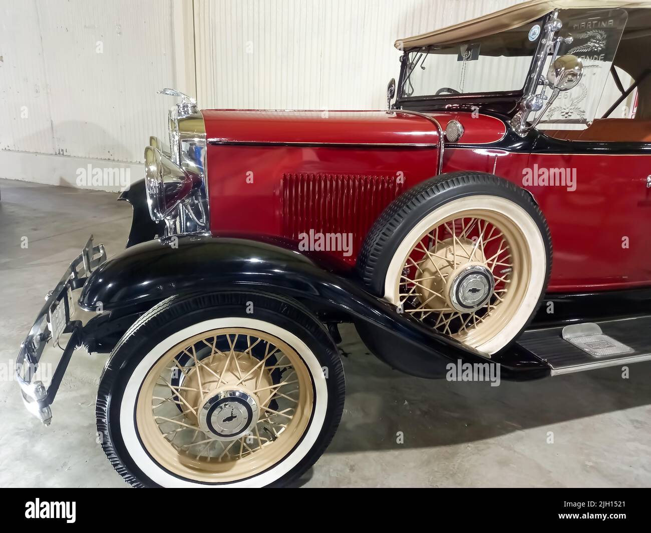 Avellaneda, Argentina - May 7, 2022: Old red Chevrolet Chevy Phaeton ...