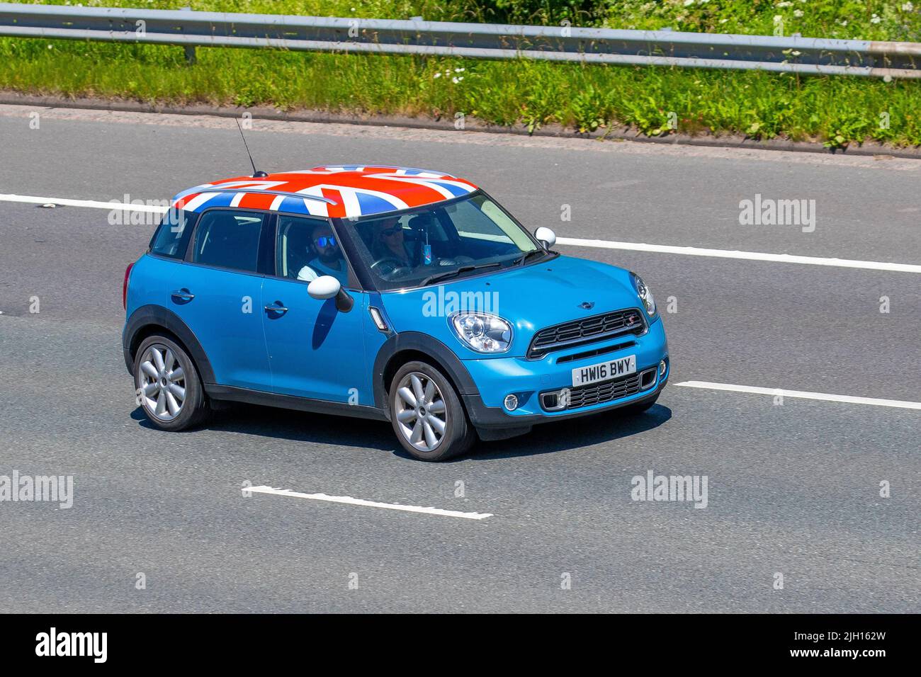 2016 Mini Cooper S Countryman blue 1995cc 6 speed manual, Union Jack ...