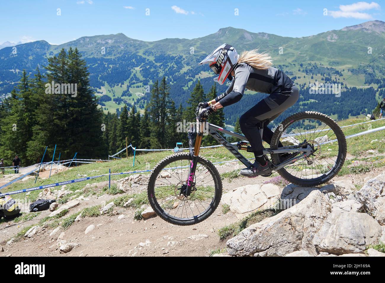 Lenzerheide, Schweiz. 8. Juli 2022. Delphine Bulliard während der ...
