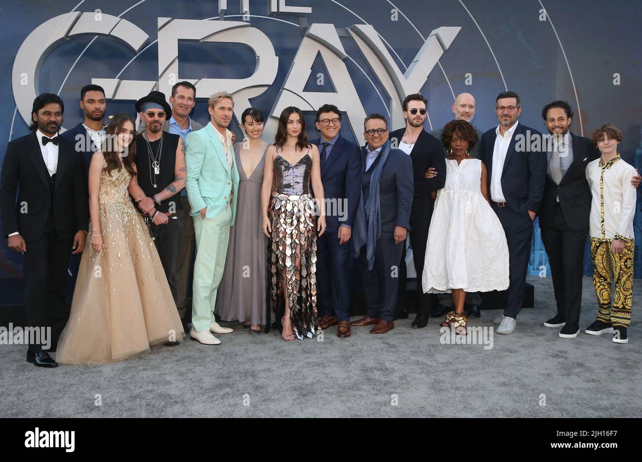 13 July 2022 - Hollywood, California - Dhanush, Regé-Jean Page, Julia ...