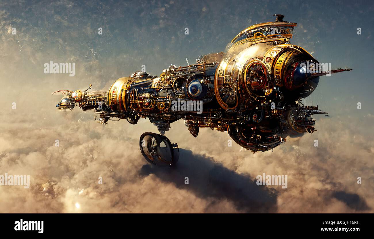Spaceship concept art hi-res stock photography and images - Alamy