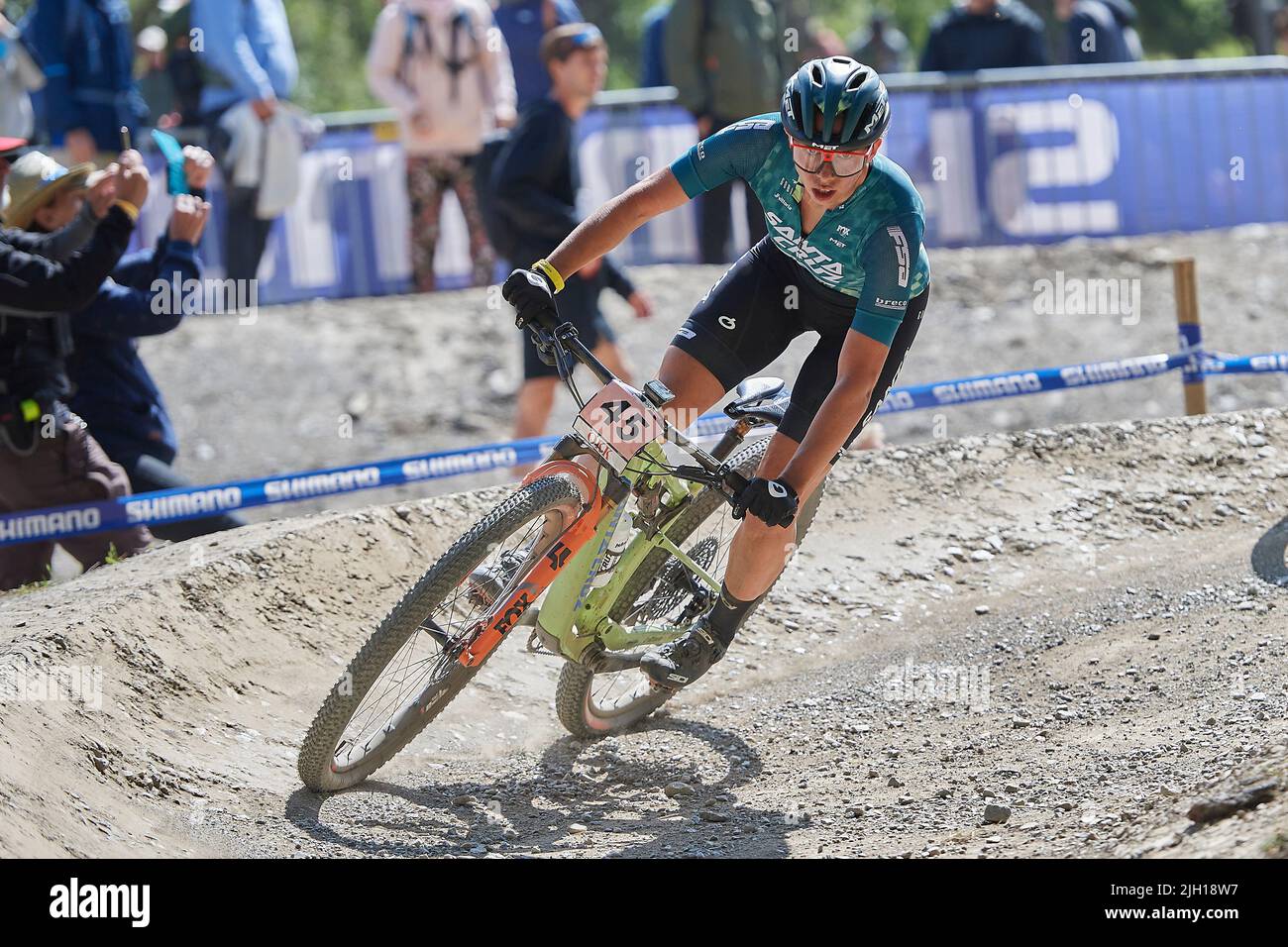 Lenzerheide, Schweiz. 10. Juli 2022. Martina BERTA (SANTA CRUZ FSA MTB ...