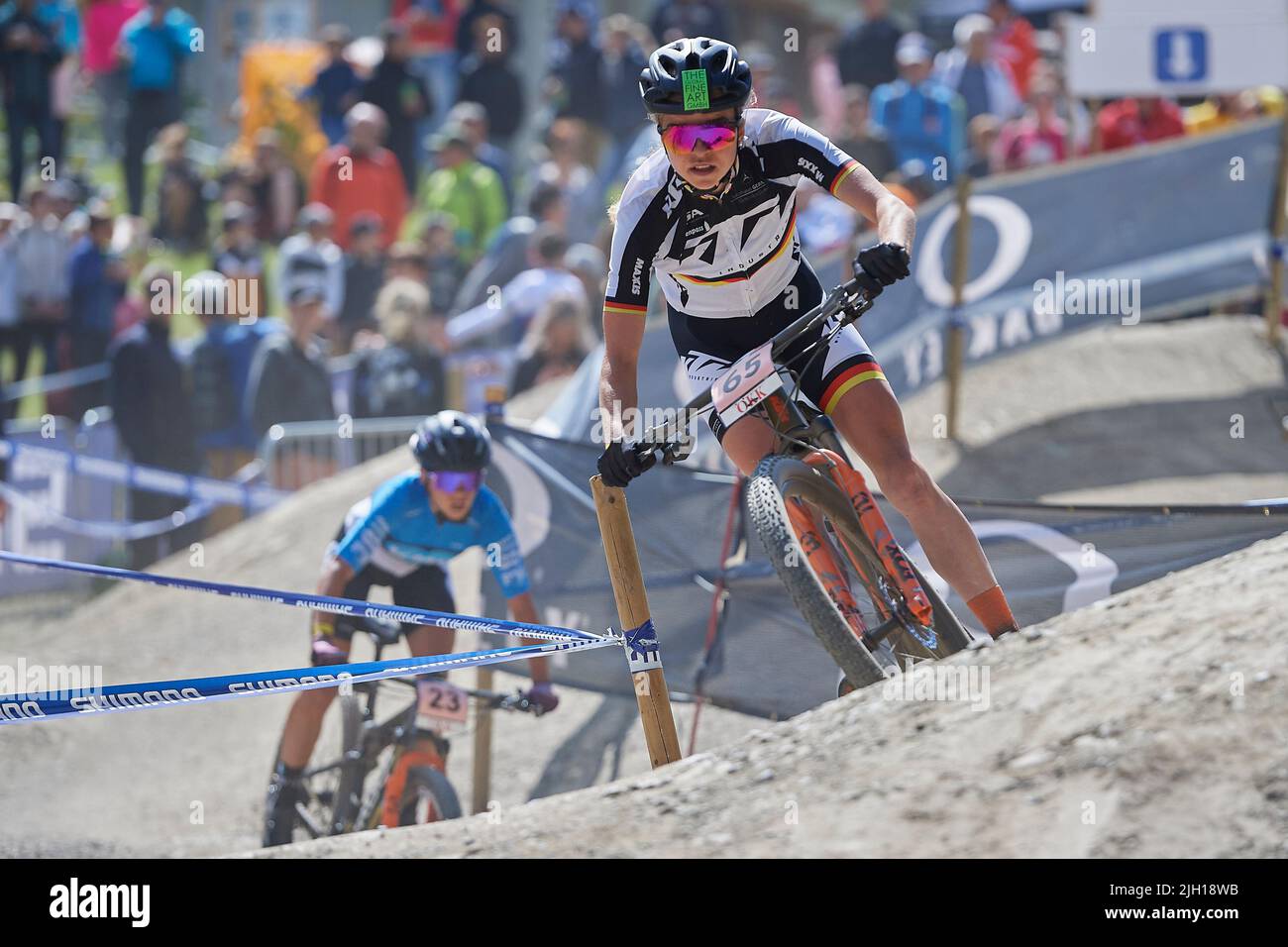 Lenzerheide, Schweiz. 10. Juli 2022. Leonie DAUBERMANN während des ...