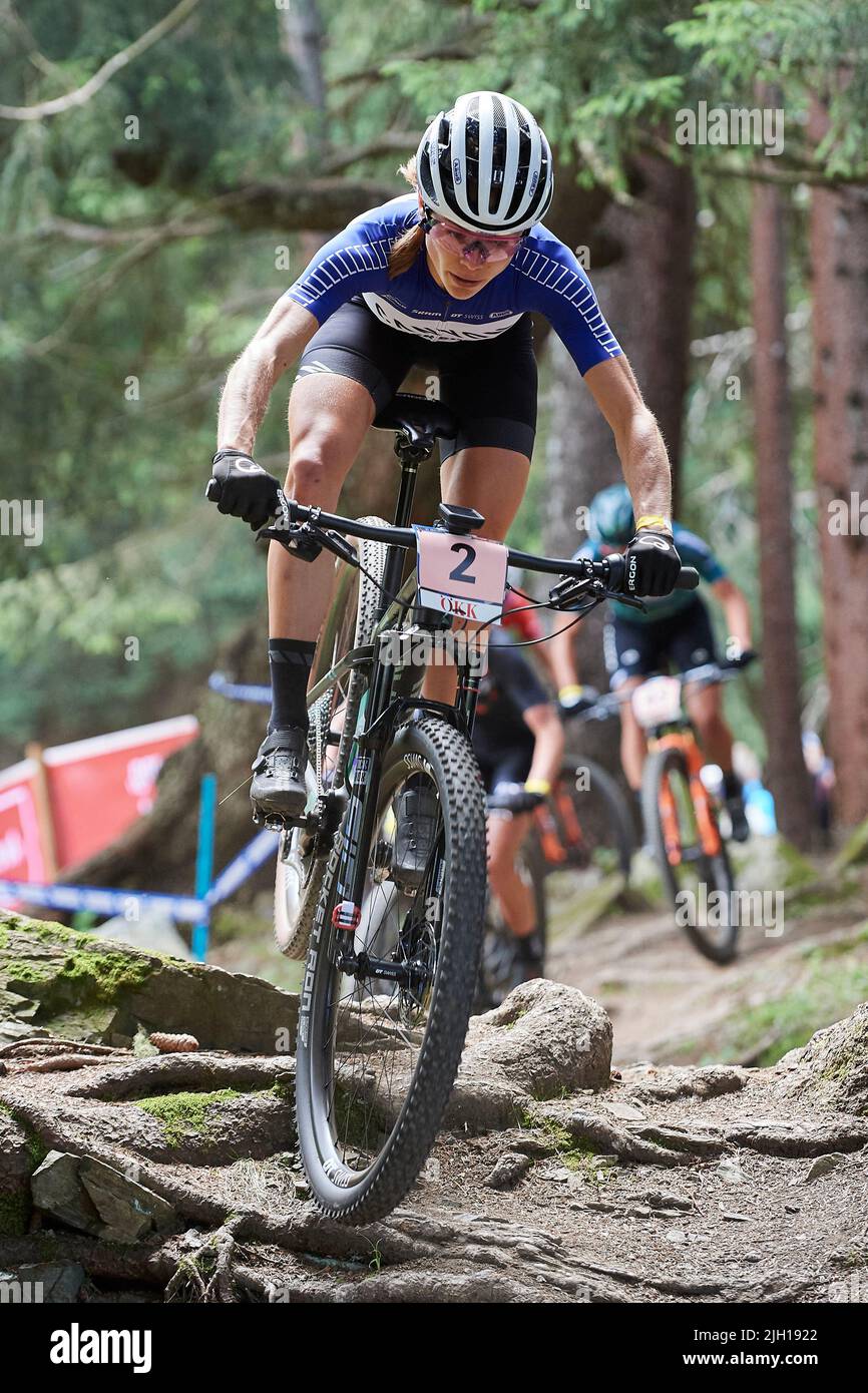 Lenzerheide, Schweiz. 10. Juli 2022. Loana LECOMTE (CANYON CLLCTV ...