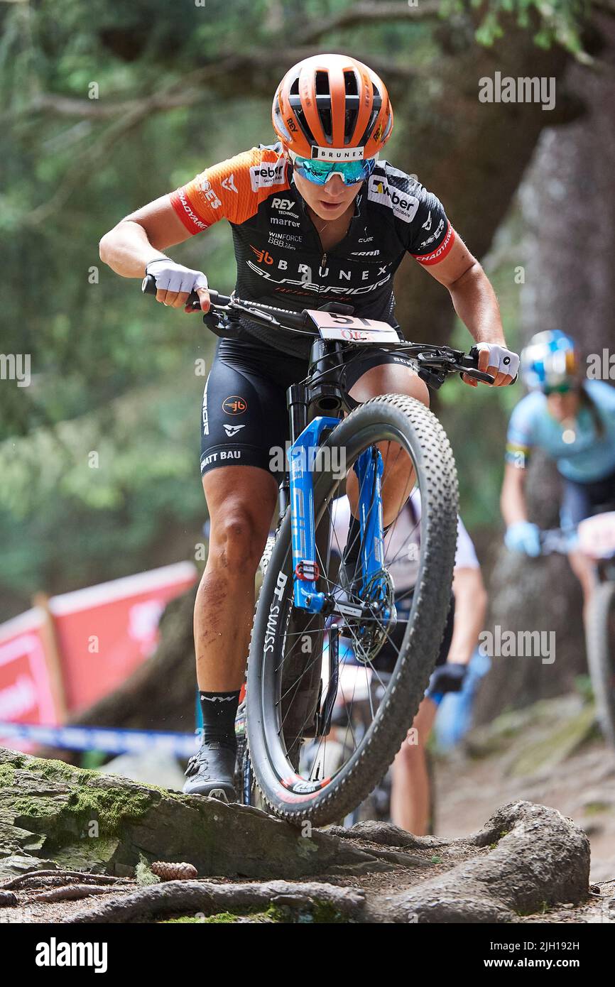 Lenzerheide, Schweiz. 10. Juli 2022. Ramona FORCHINI während des Cross ...