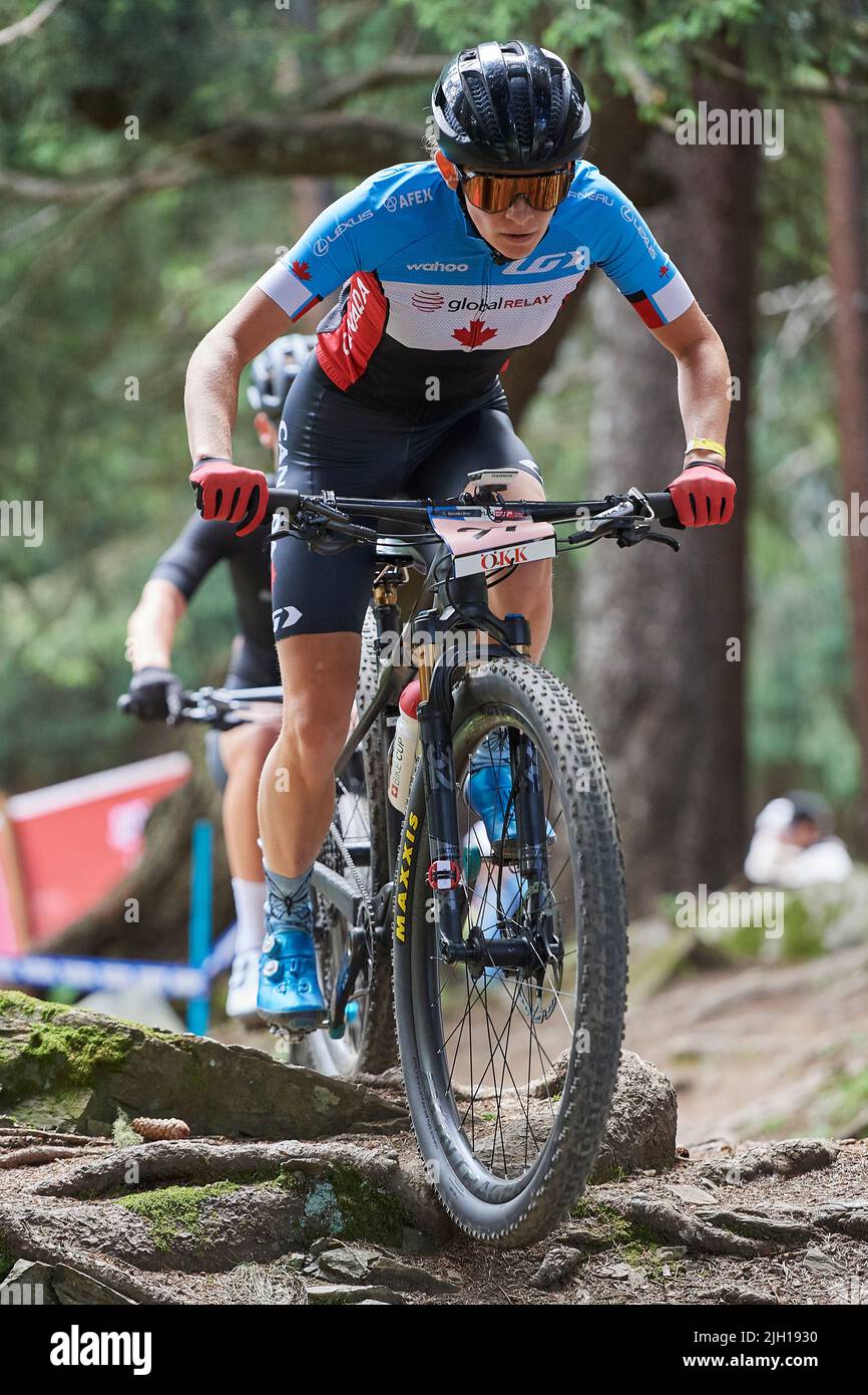 Lenzerheide, Schweiz. 10. Juli 2022. Mackenzie MYATT während des Cross ...