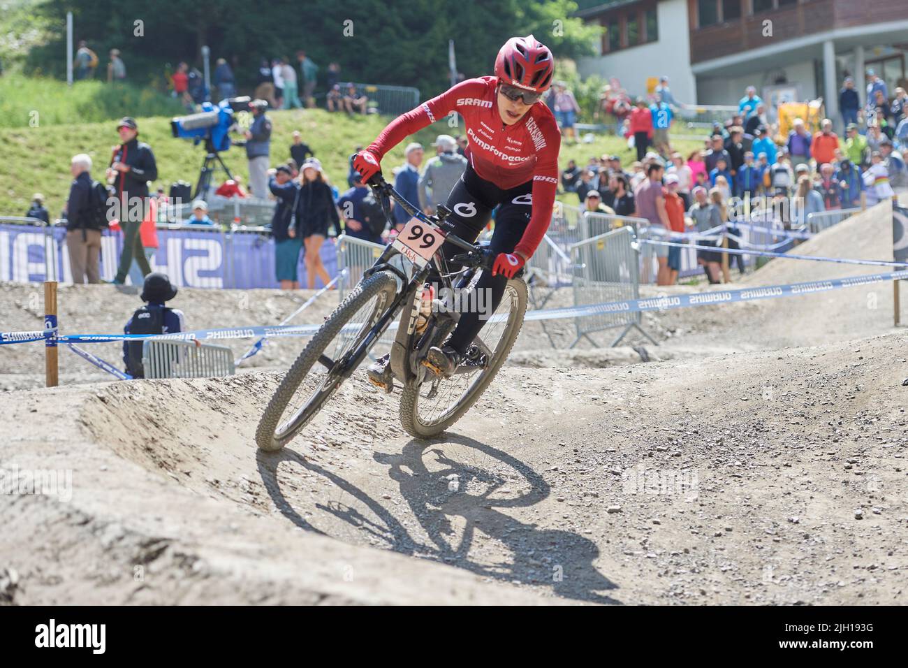 Lenzerheide, Schweiz. 10. Juli 2022. Faranak PARTOAZAR während des ...