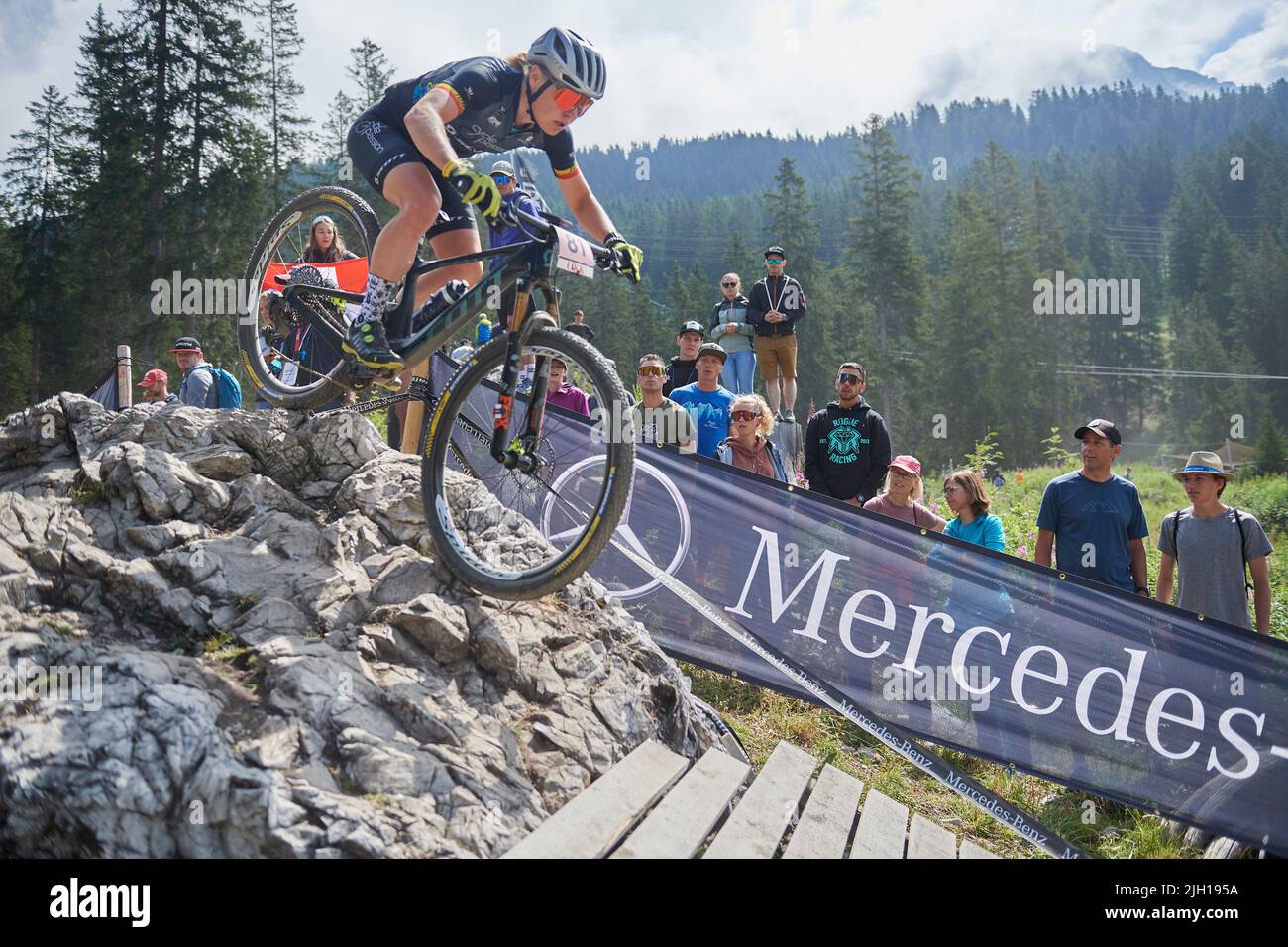 Lenzerheide, Schweiz. 10. Juli 2022. Githa MICHIELS während des Cross ...
