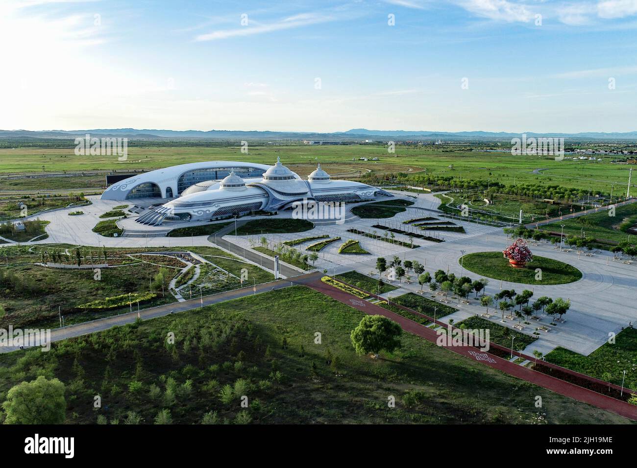 HOHHOT, CHINA - JULY 14, 2022 - Aerial photo taken on July 14, 2022 ...