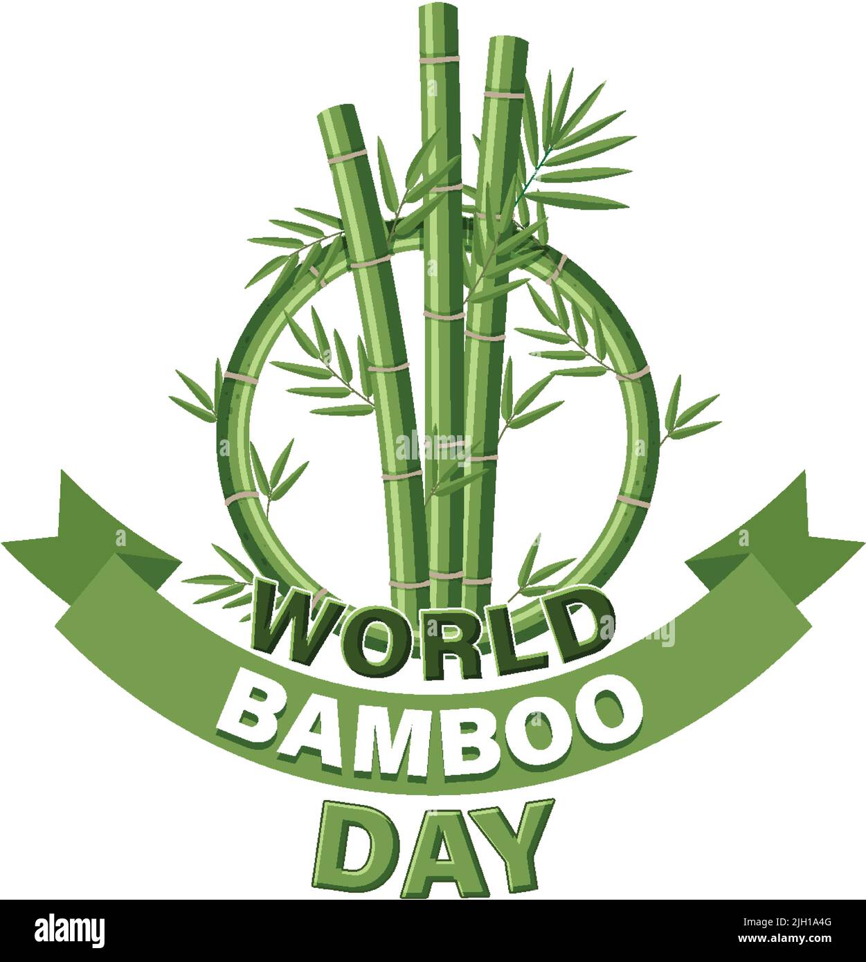 World Bamboo Day September 18 Banner Design illustration Stock Vector ...