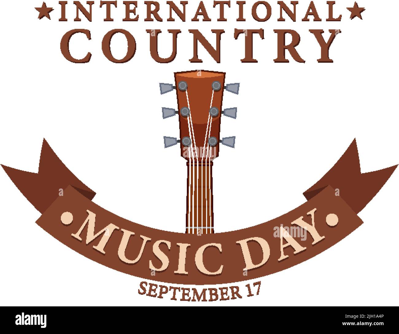 International Country Music Day illustration Stock Vector Image & Art ...
