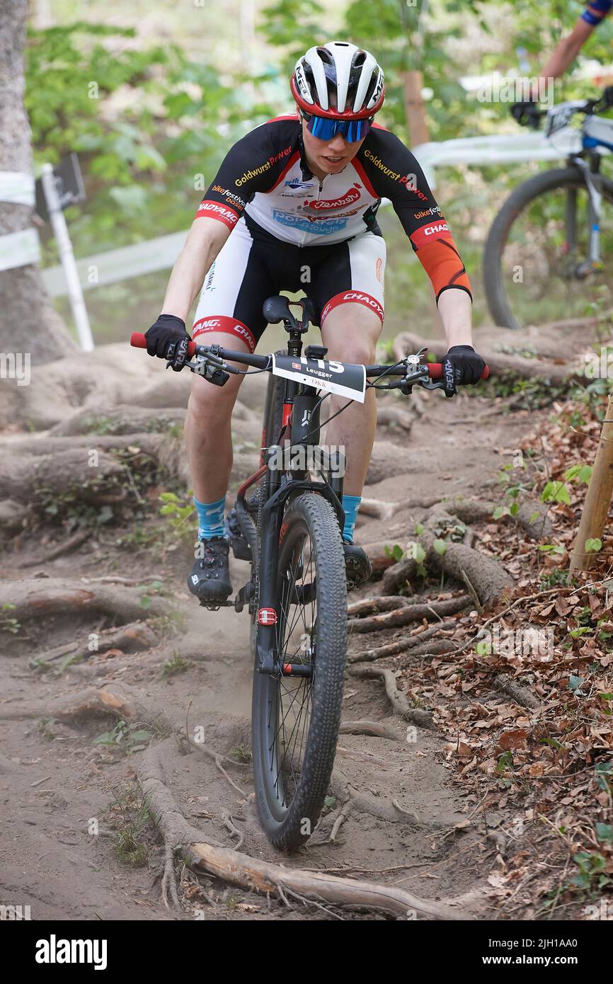 Chur, Schweiz. 24. April 2022. Leugger Seraina SUI (Goldwurst Power ...
