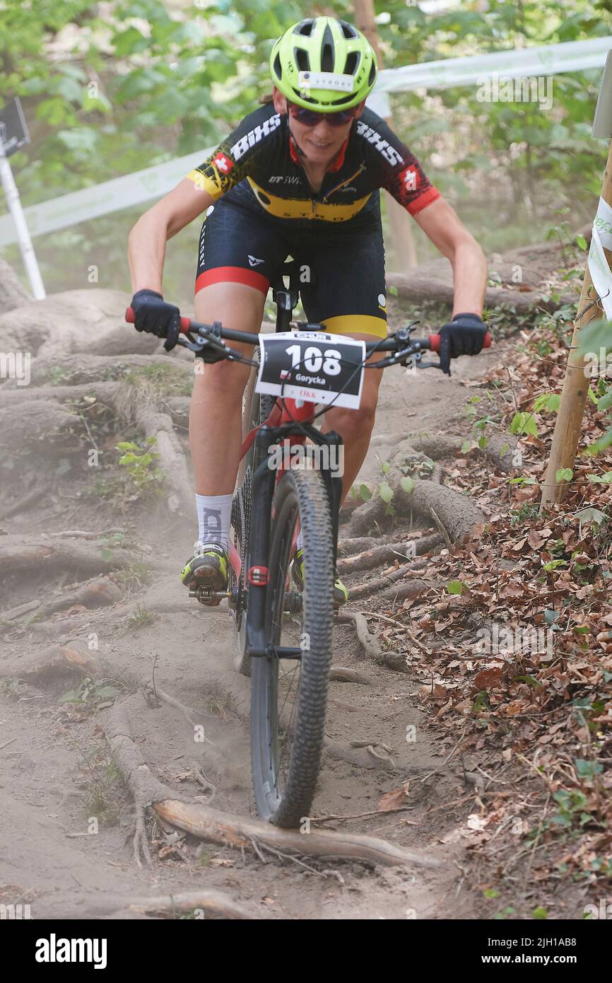 Chur, Schweiz. 24. April 2022. Gorycka Paula POL (Strüby-BiXS Team ...