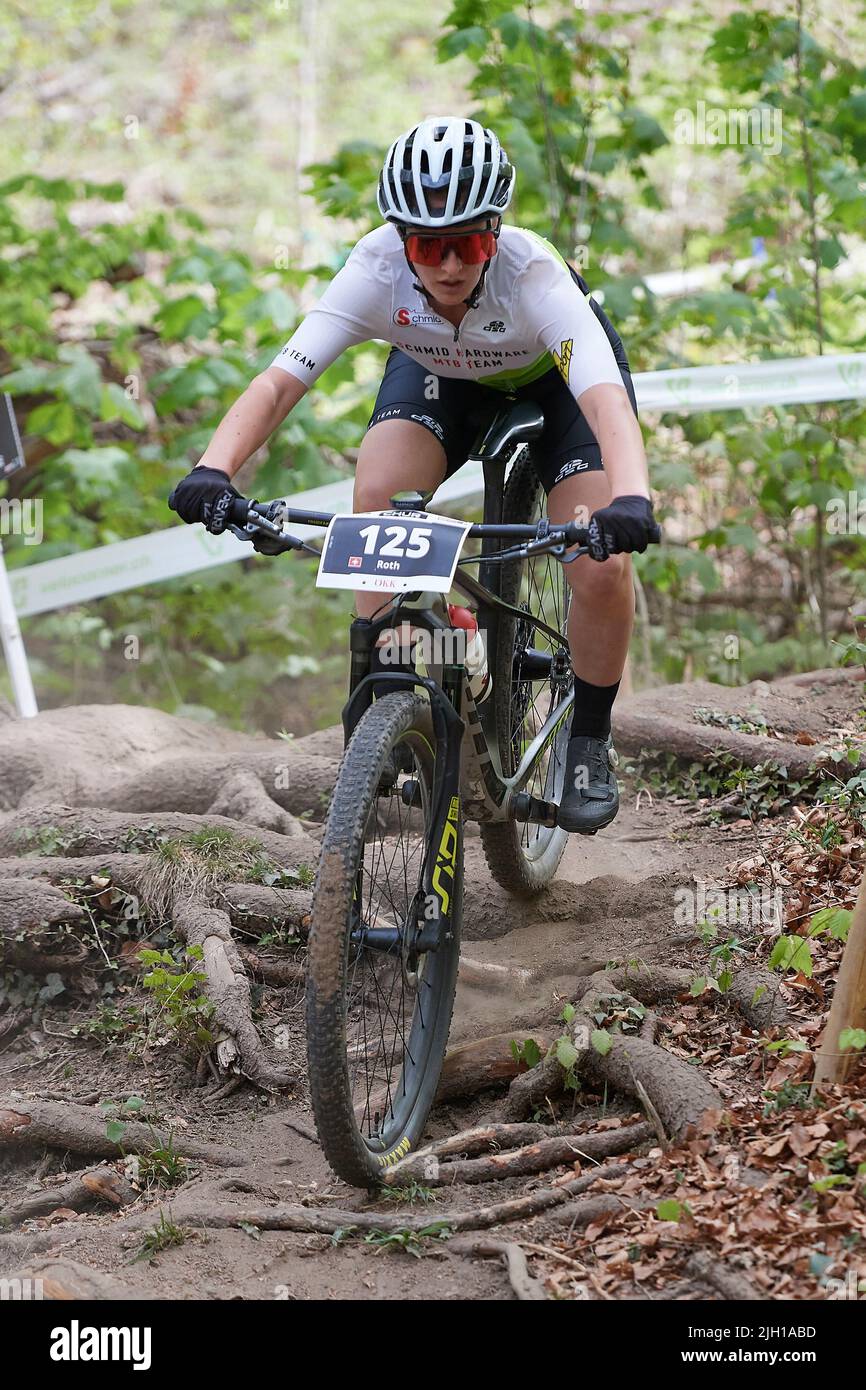 Chur, Schweiz. 24. April 2022. Roth Johanna SUI (Schmid Hardware MTB ...