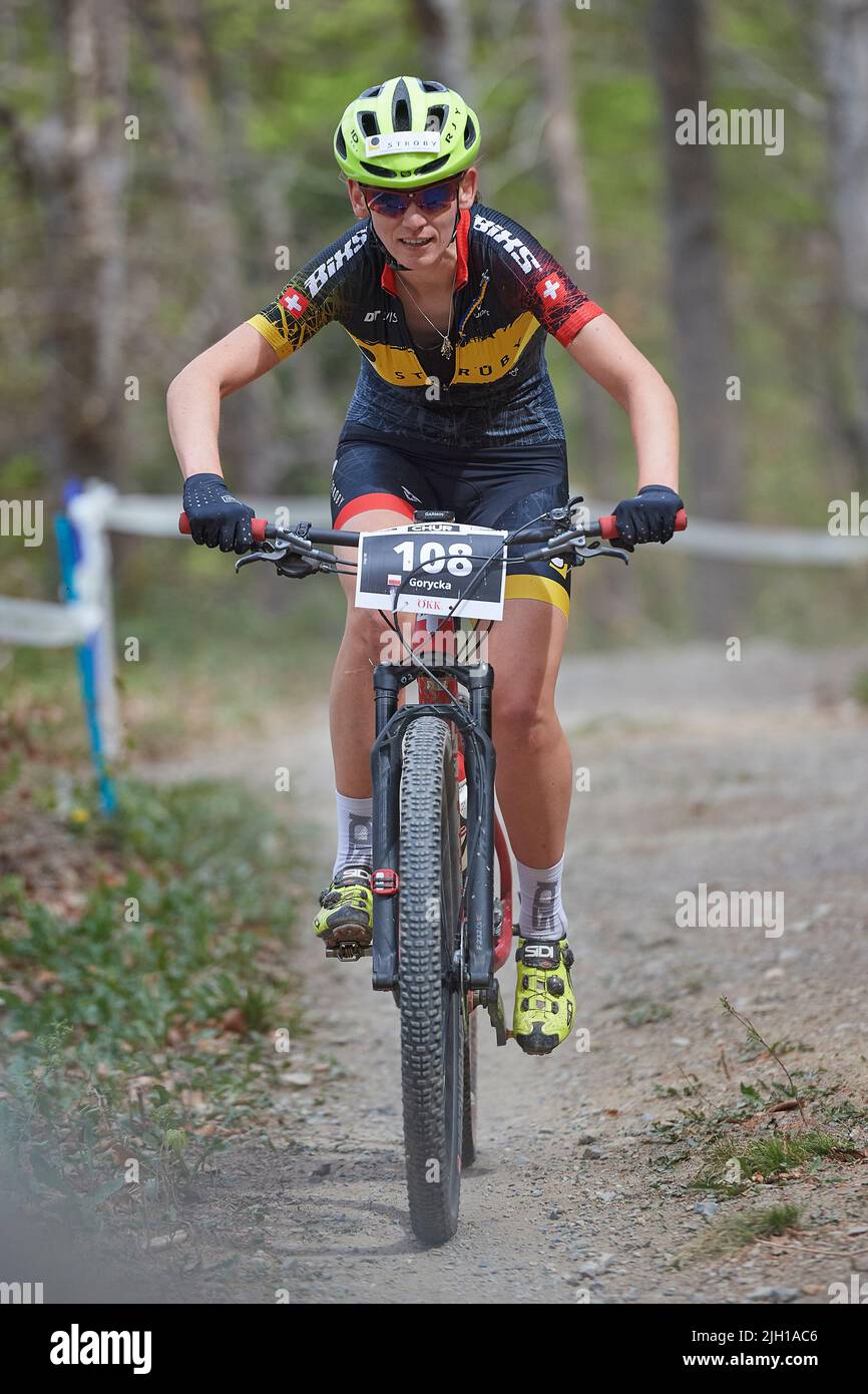 Chur, Schweiz. 24. April 2022. Gorycka Paula POL (Strüby-BiXS Team ...