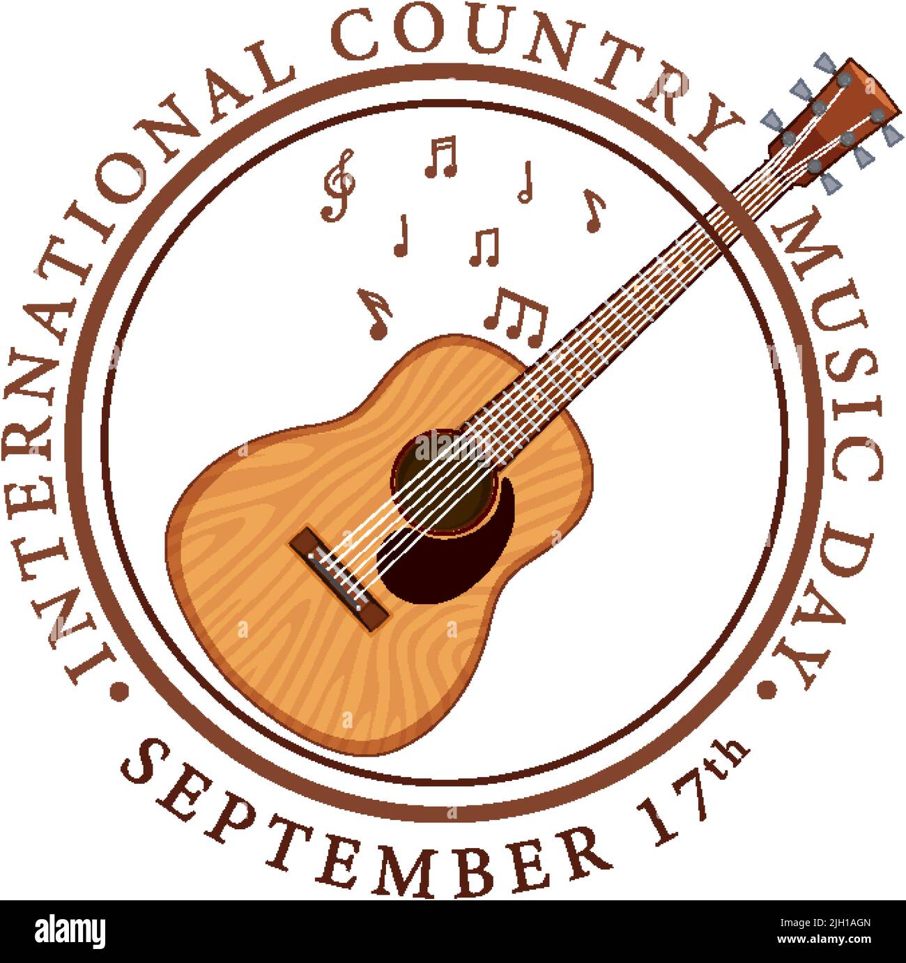 International Country Music Day illustration Stock Vector Image & Art ...