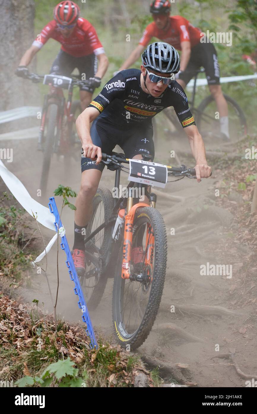 Chur, Schweiz. 24. April 2022. Baumann Janis SUI (Wilier-Pirelli ...