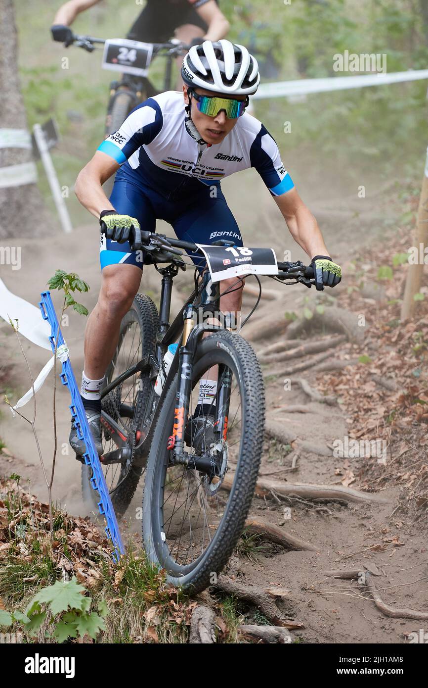 Chur, Schweiz. 24. April 2022. Paolilli Domenic SUI während des Cross ...