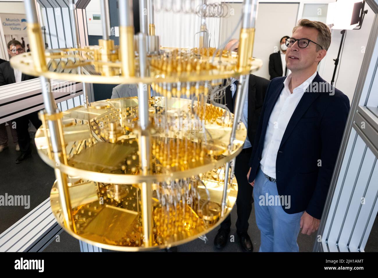 Garching, Germany. 14th July, 2022. Markus Blume (CSU), Minister of ...