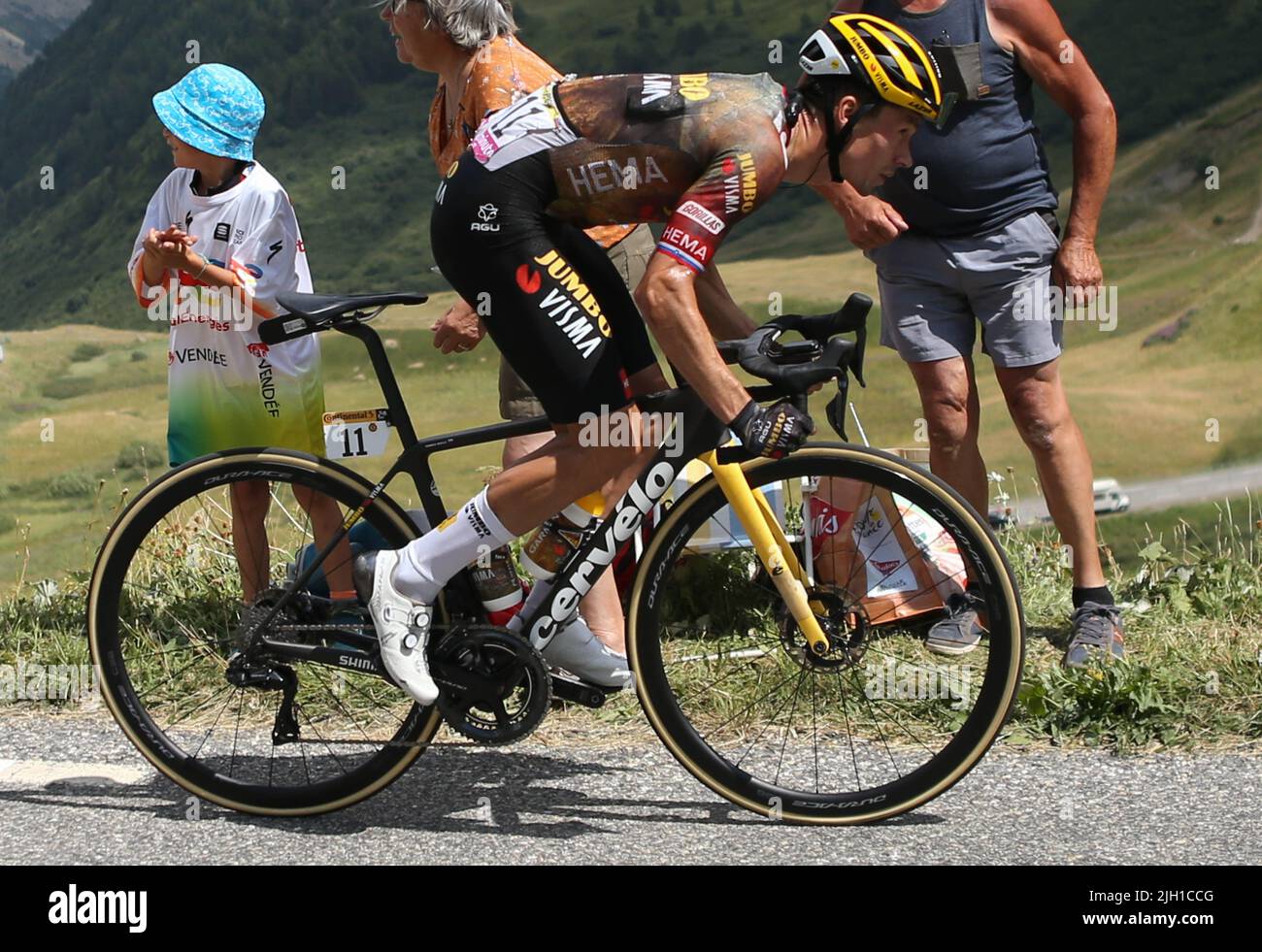 Primoz Roglic of Jumbo-Visma during the Tour de France 2022, cycling ...