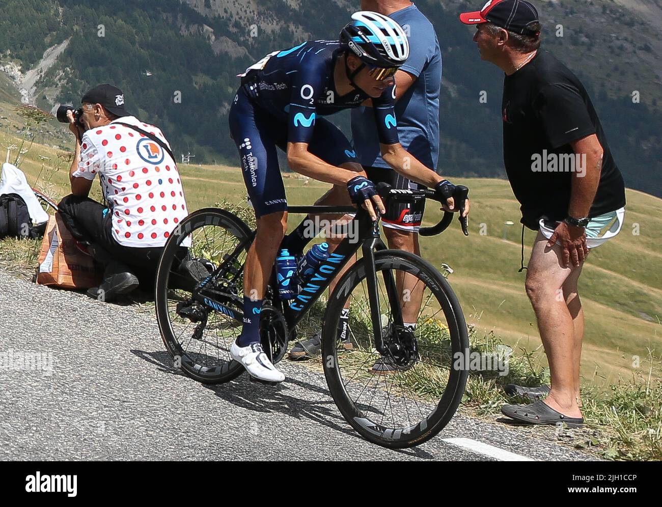 Enric Mas of Movistar Team during the Tour de France 2022, cycling race ...