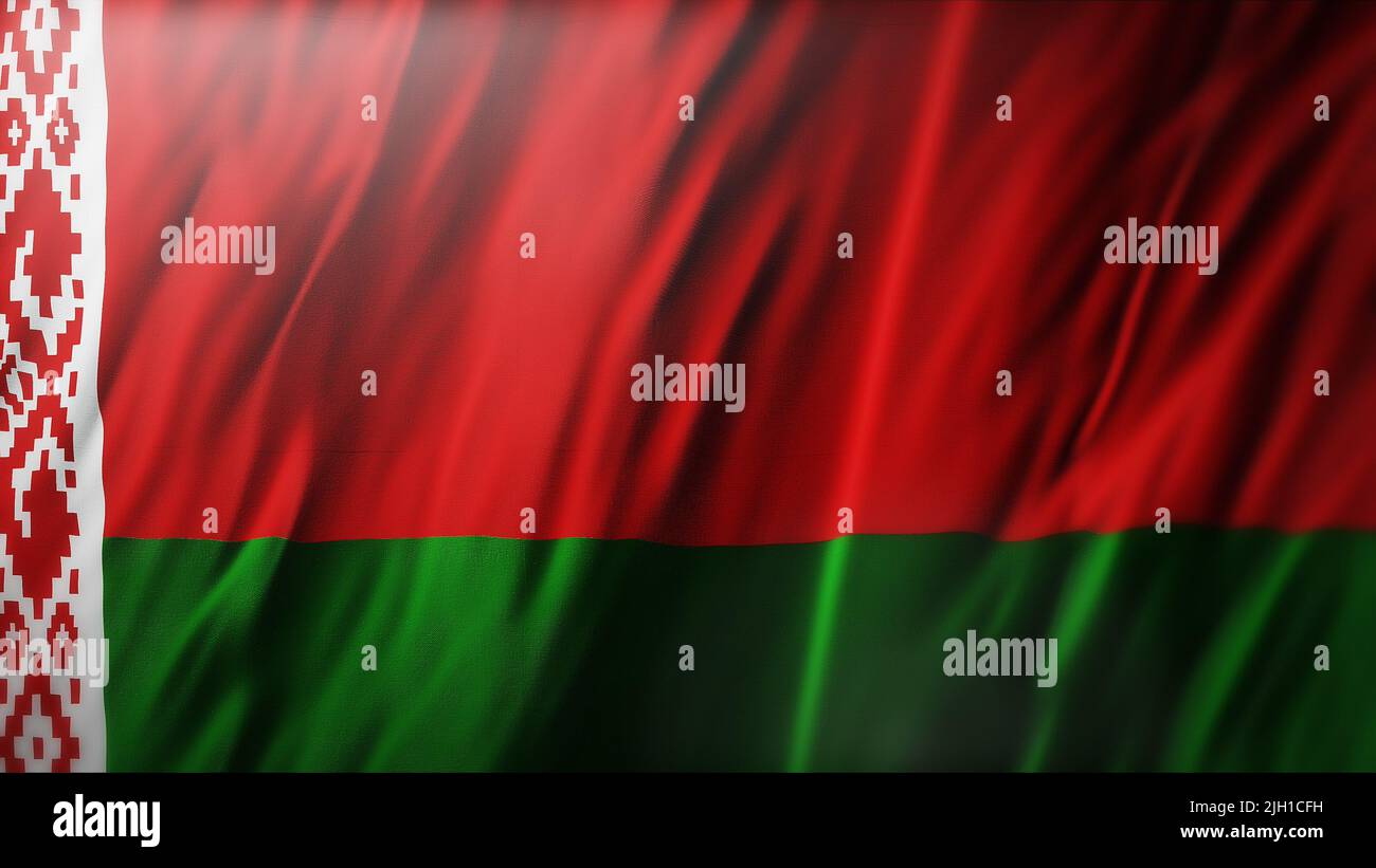 Wavy belarusian flag hi-res stock photography and images - Alamy