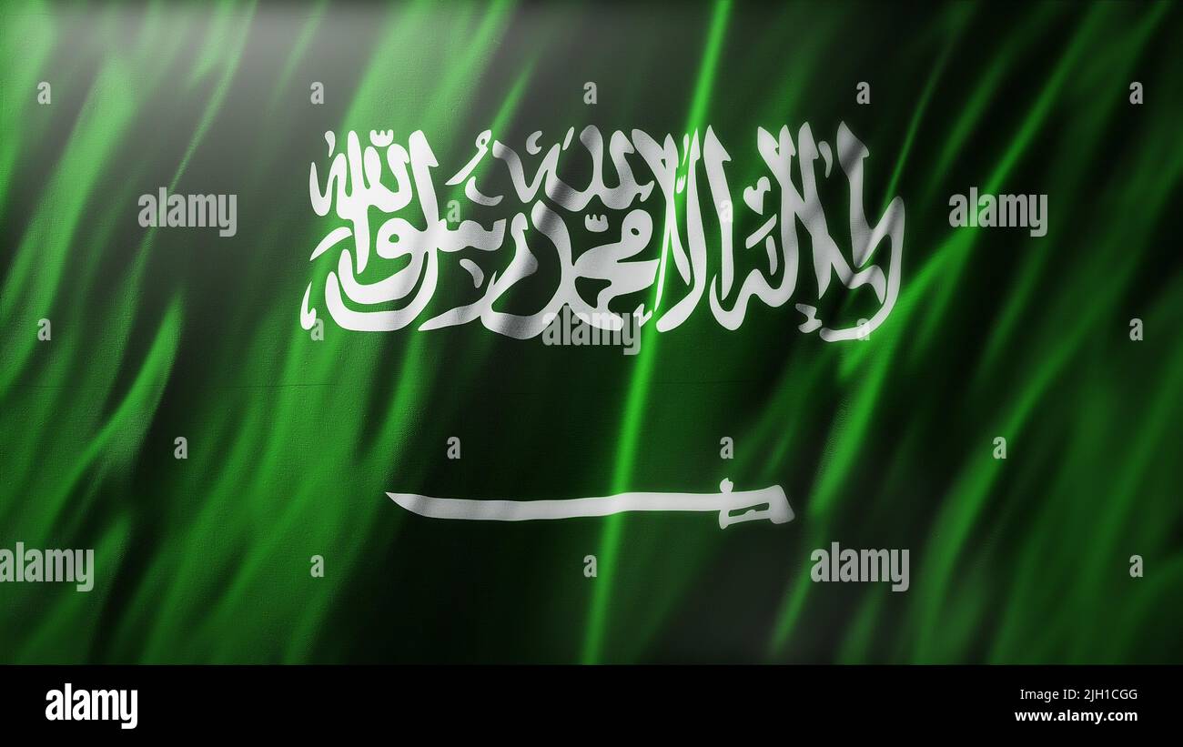 Flag saudi arabia close up hi-res stock photography and images - Alamy