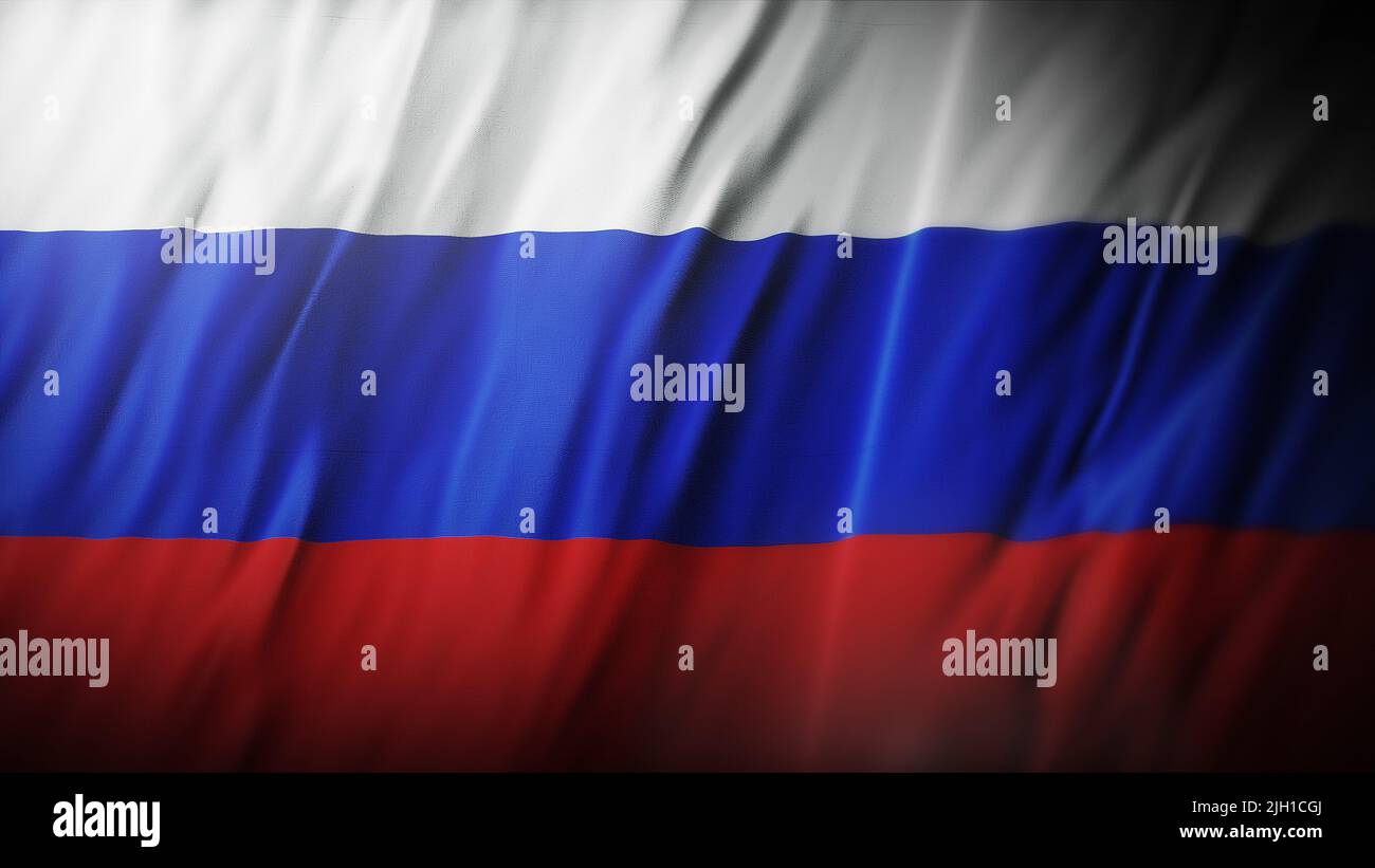 Wavy russian flag hi-res stock photography and images - Alamy