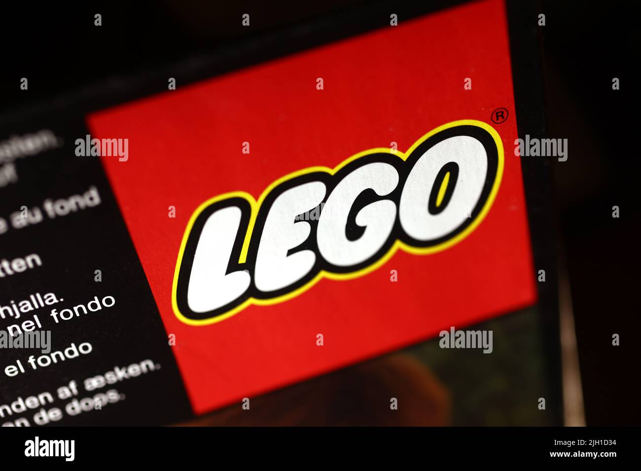 Lego logo history hi-res stock photography and images - Alamy