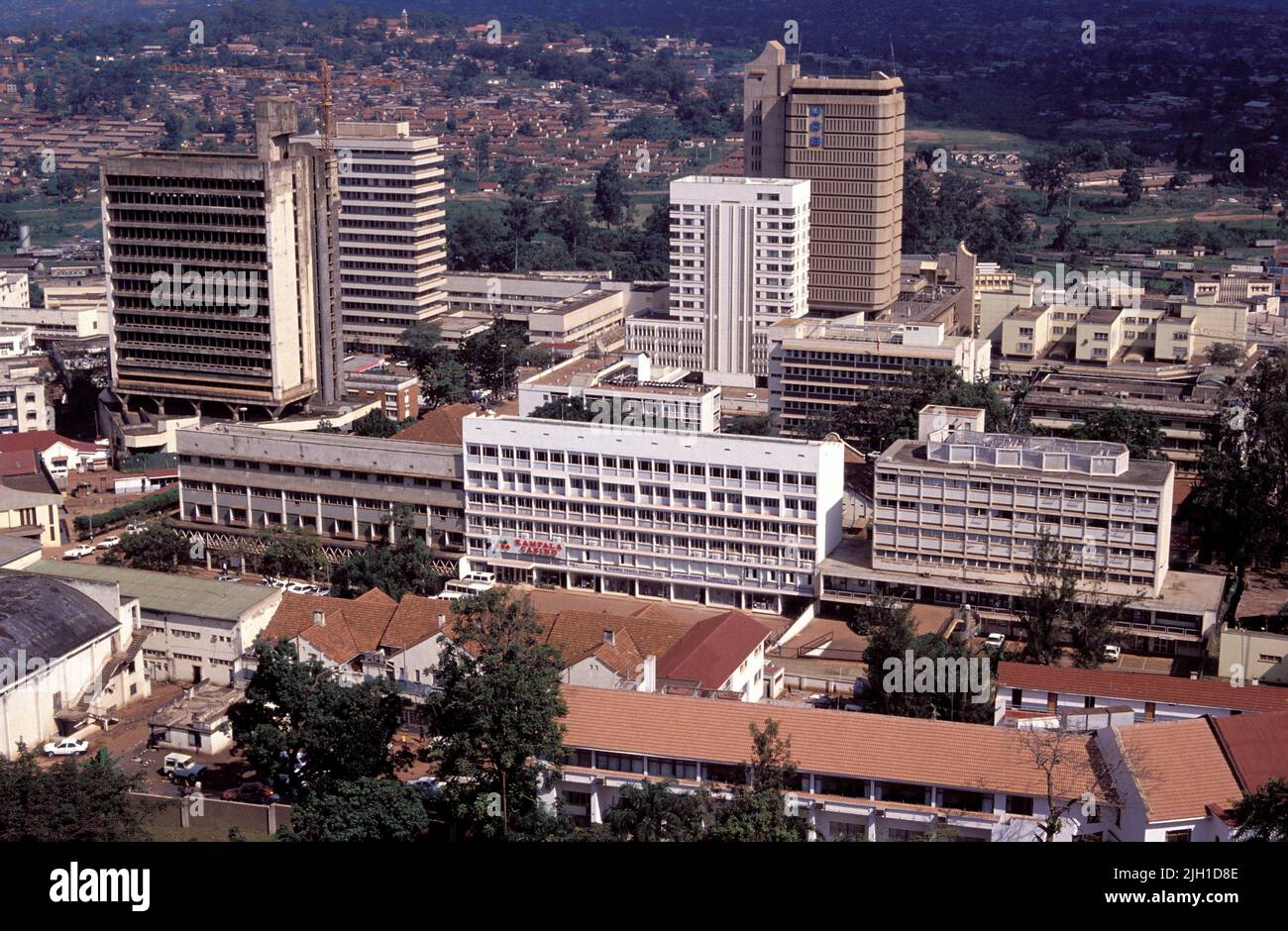Uganda, Kampala; Overview of the city Stock Photo - Alamy