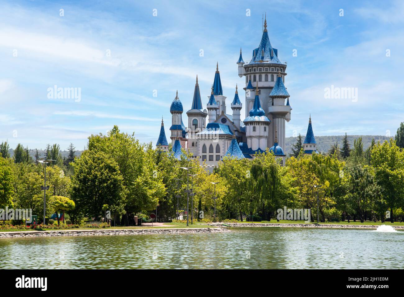 Sazova Park in Eskisehir, Turkey. (Science, Art and Culture Park) Fairy ...