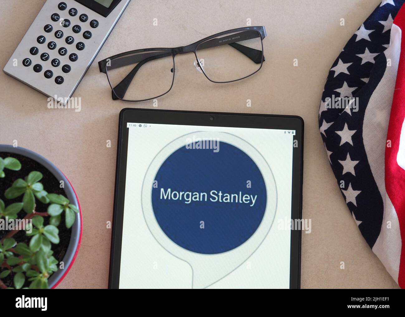Morgan stanley logo hi-res stock photography and images - Alamy