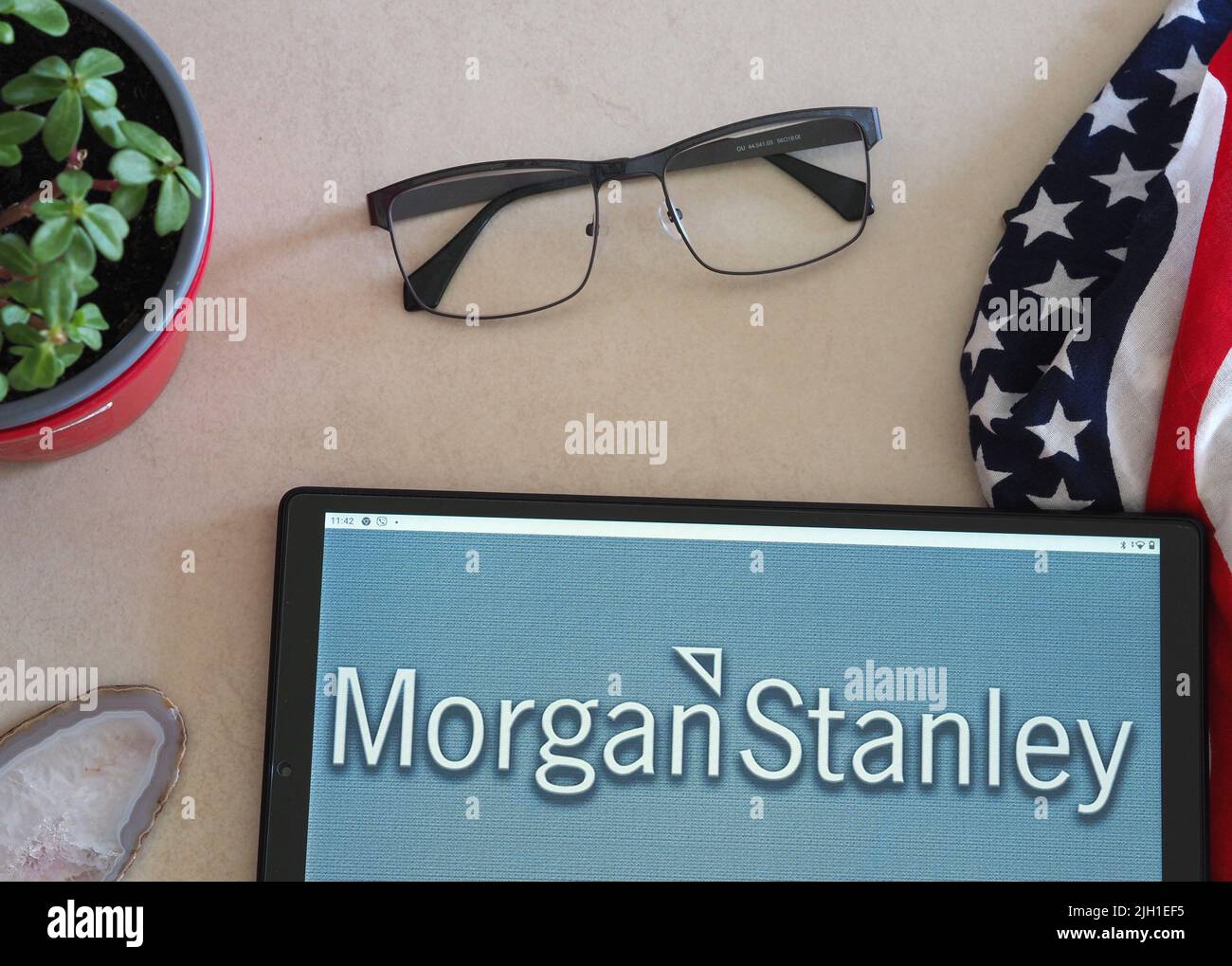 Morgan stanley logo hi-res stock photography and images - Alamy