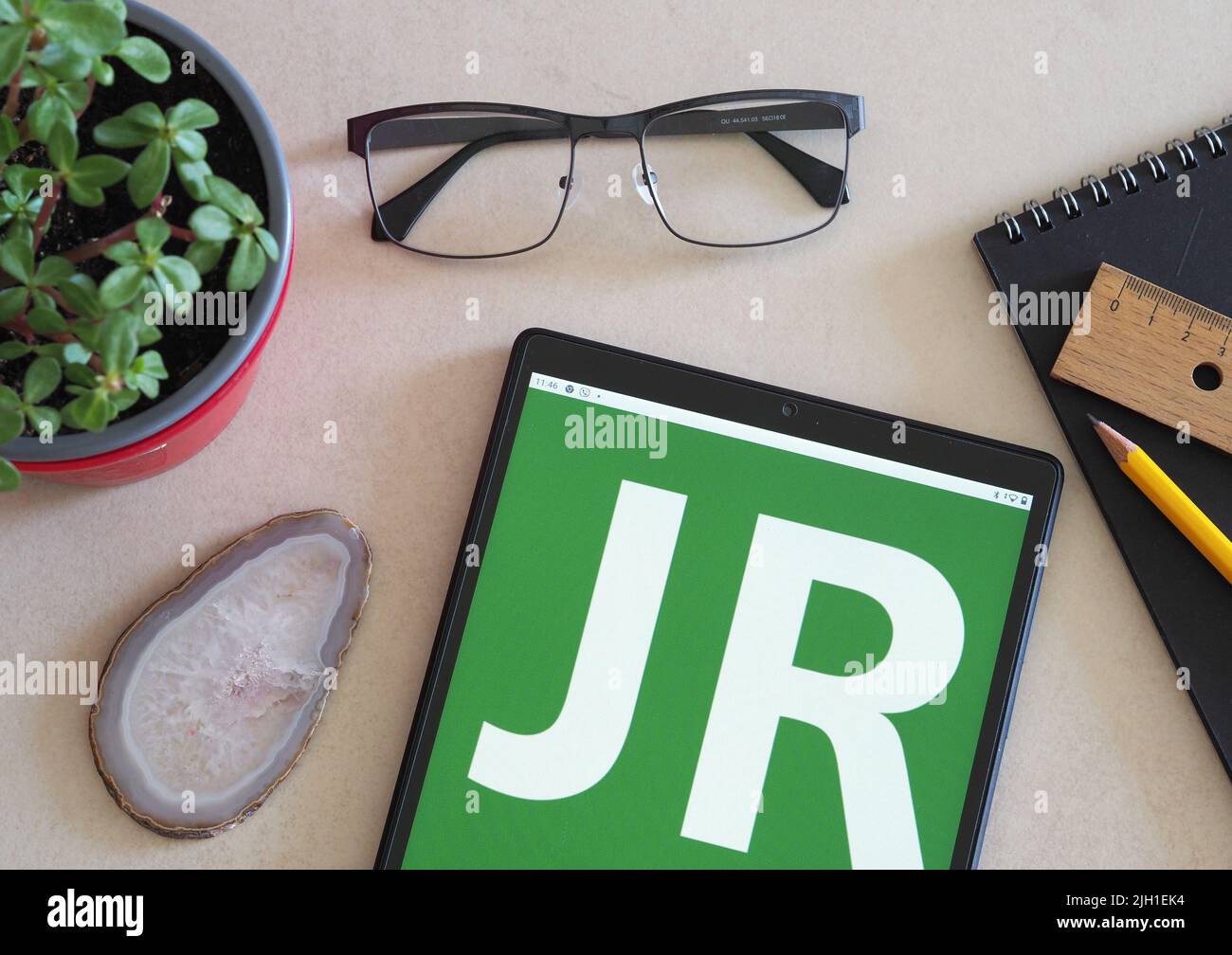 Japan railways logo hi-res stock photography and images - Alamy