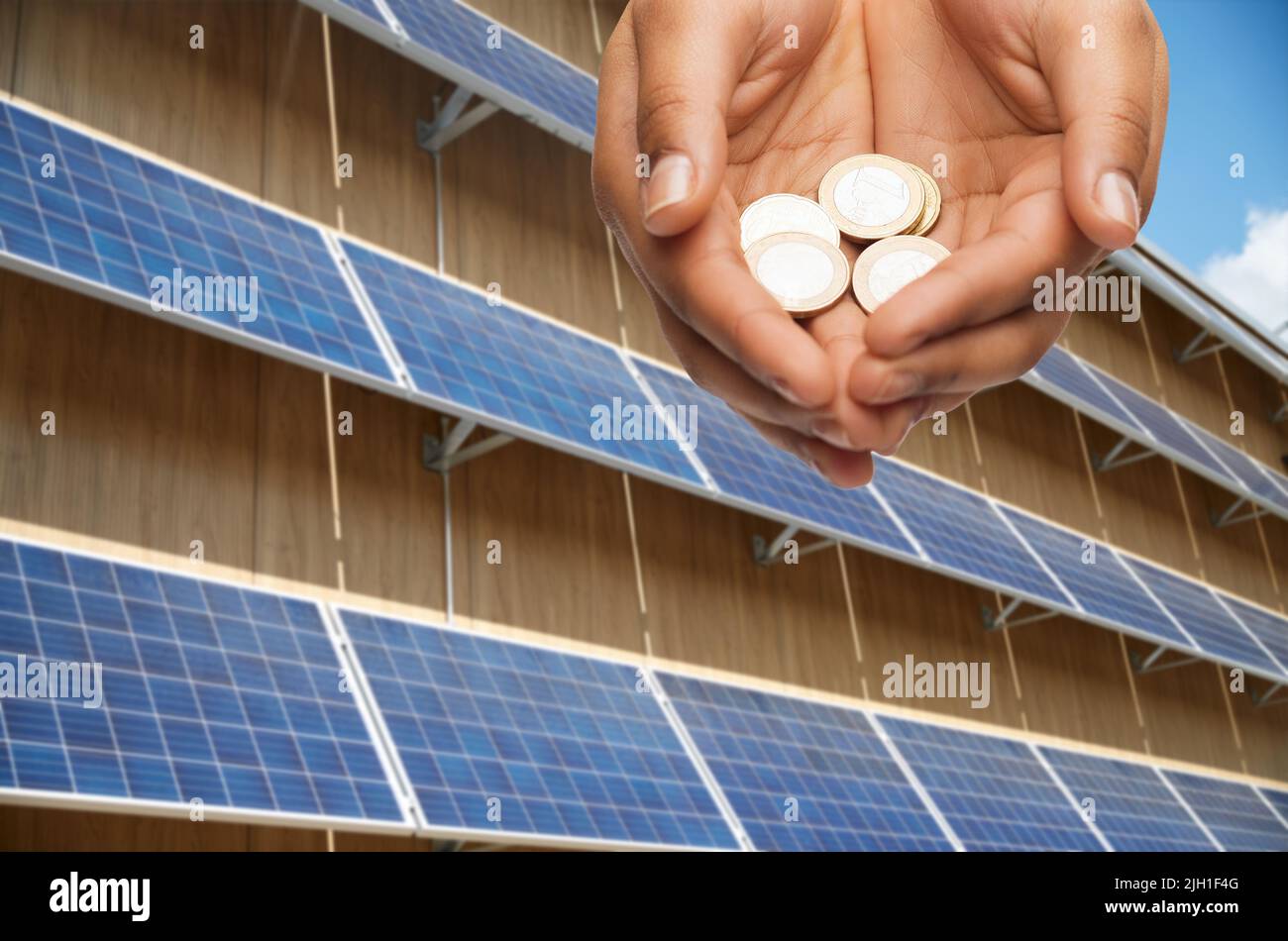 Black person person solar panels hi-res stock photography and images ...