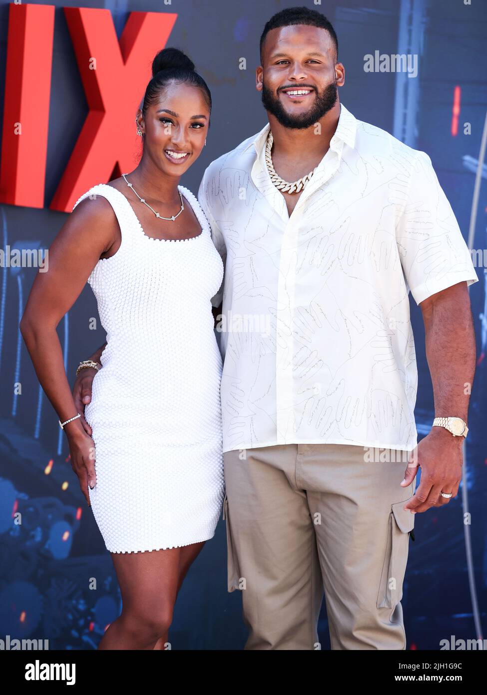 HOLLYWOOD, LOS ANGELES, CALIFORNIA, USA - JULY 13: Erica Donald and ...