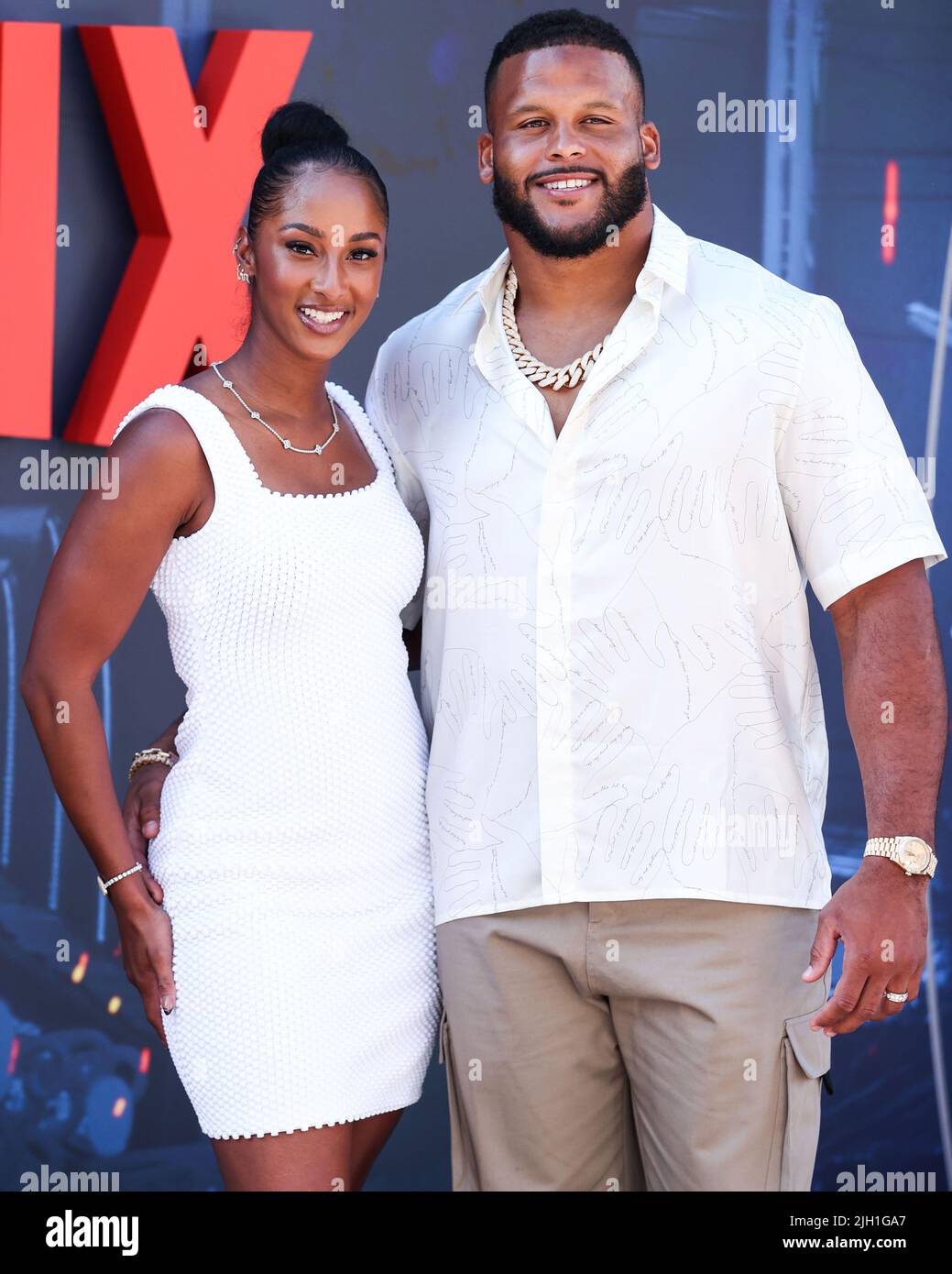 HOLLYWOOD, LOS ANGELES, CALIFORNIA, USA - JULY 13: Erica Donald and ...