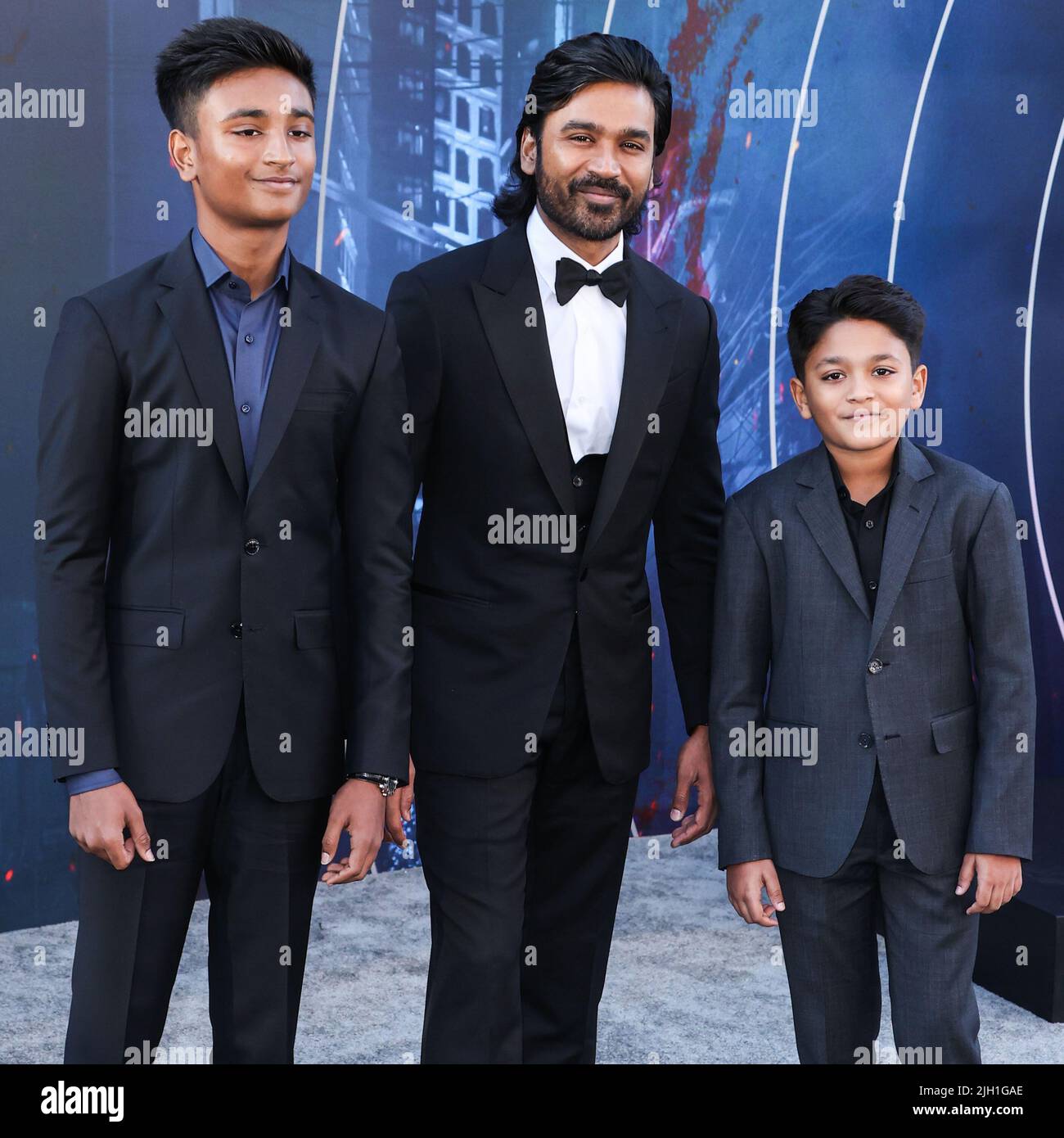 HOLLYWOOD, LOS ANGELES, CALIFORNIA, USA - JULY 13: Indian actor Dhanush ...