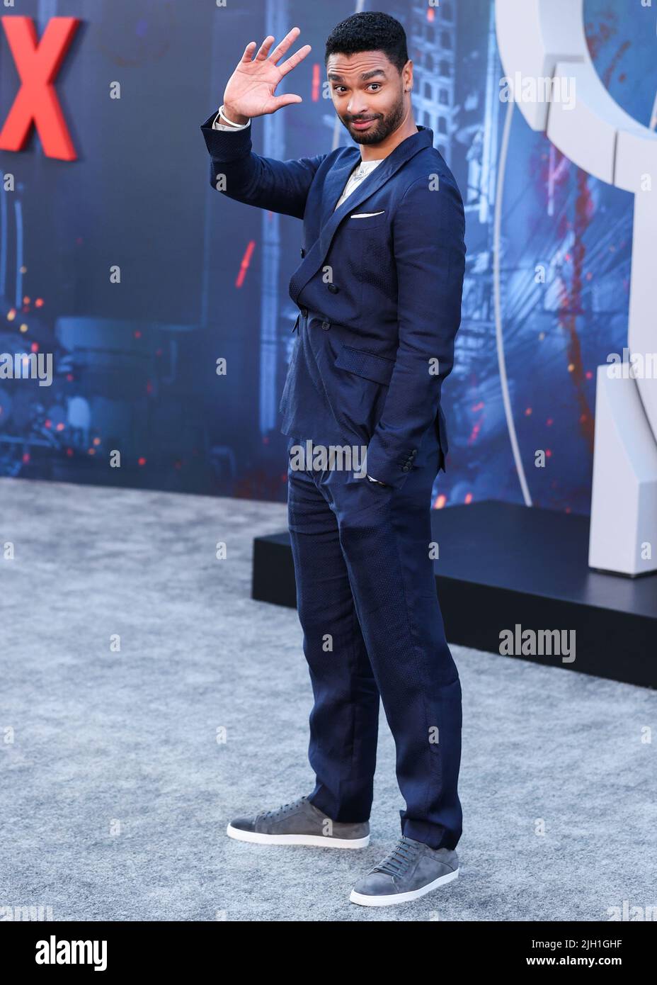 HOLLYWOOD, LOS ANGELES, CALIFORNIA, USA - JULY 13: English actor Regé ...