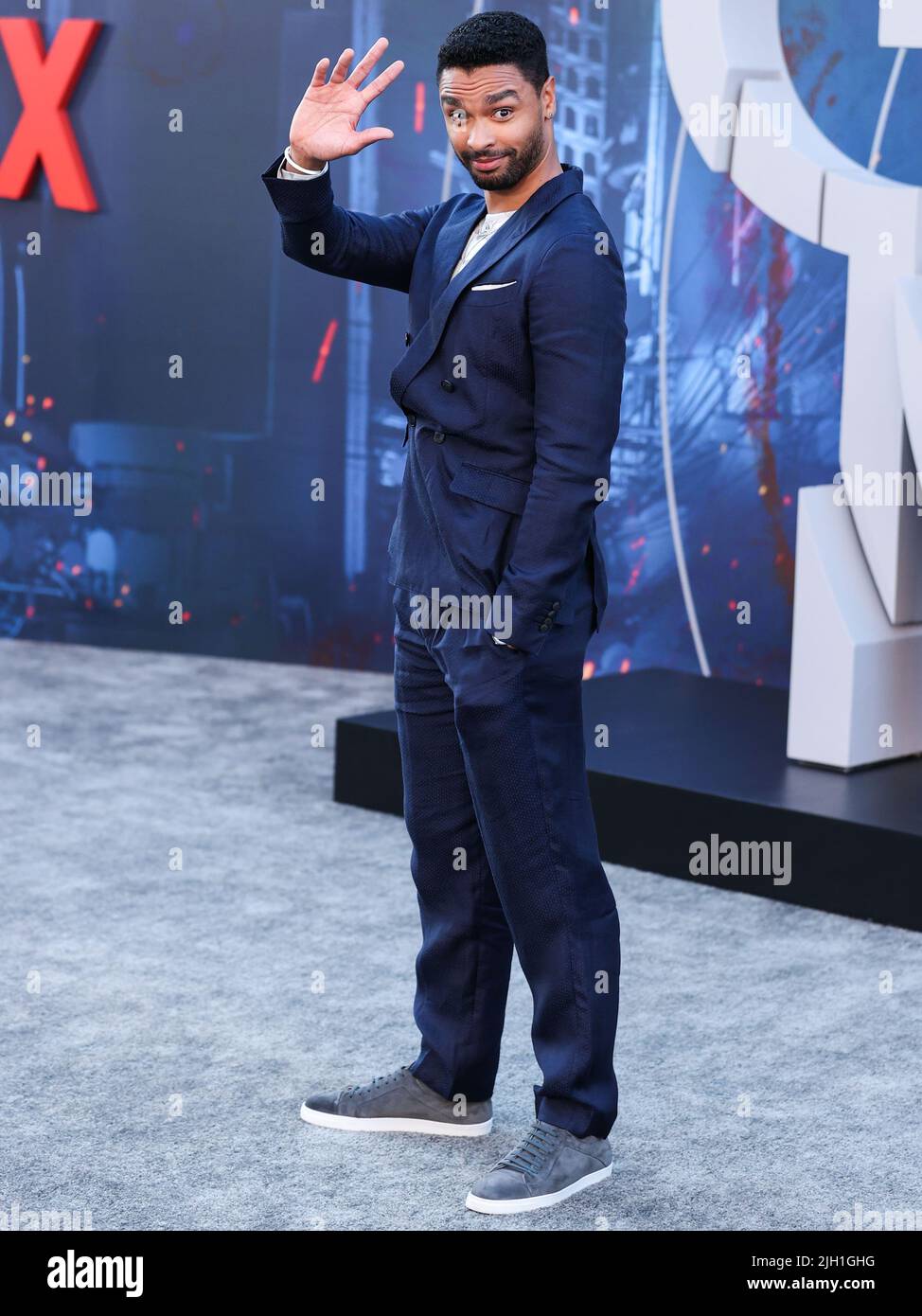 HOLLYWOOD, LOS ANGELES, CALIFORNIA, USA - JULY 13: English actor Regé ...