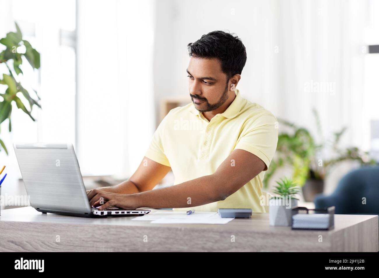 Indian accountant table hi-res stock photography and images - Alamy