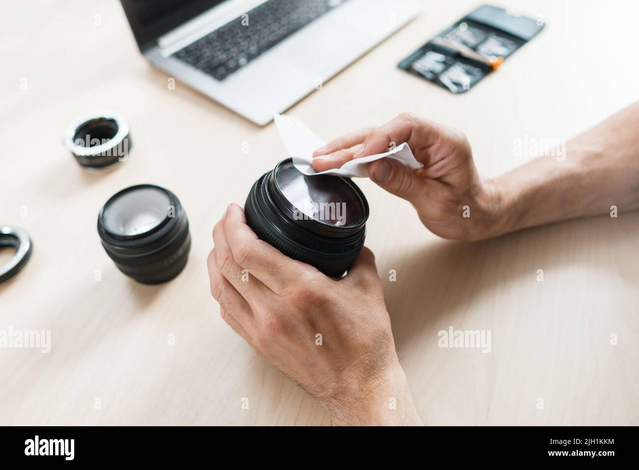 Wipe lens hi-res stock photography and images - Alamy