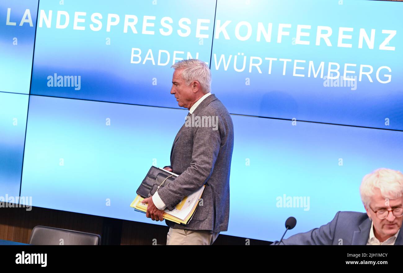 Stuttgart, Germany. 14th July, 2022. Thomas Strobl (CDU), Minister of ...
