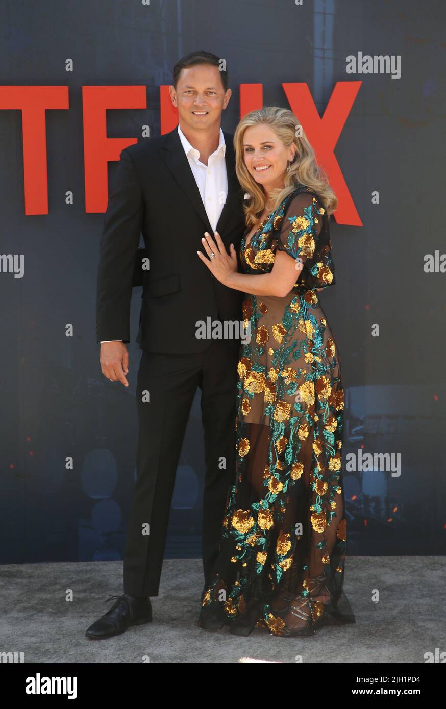 Hollywood, Ca. 13th July, 2022. Mark Greaney, Allison Wilson at the ...