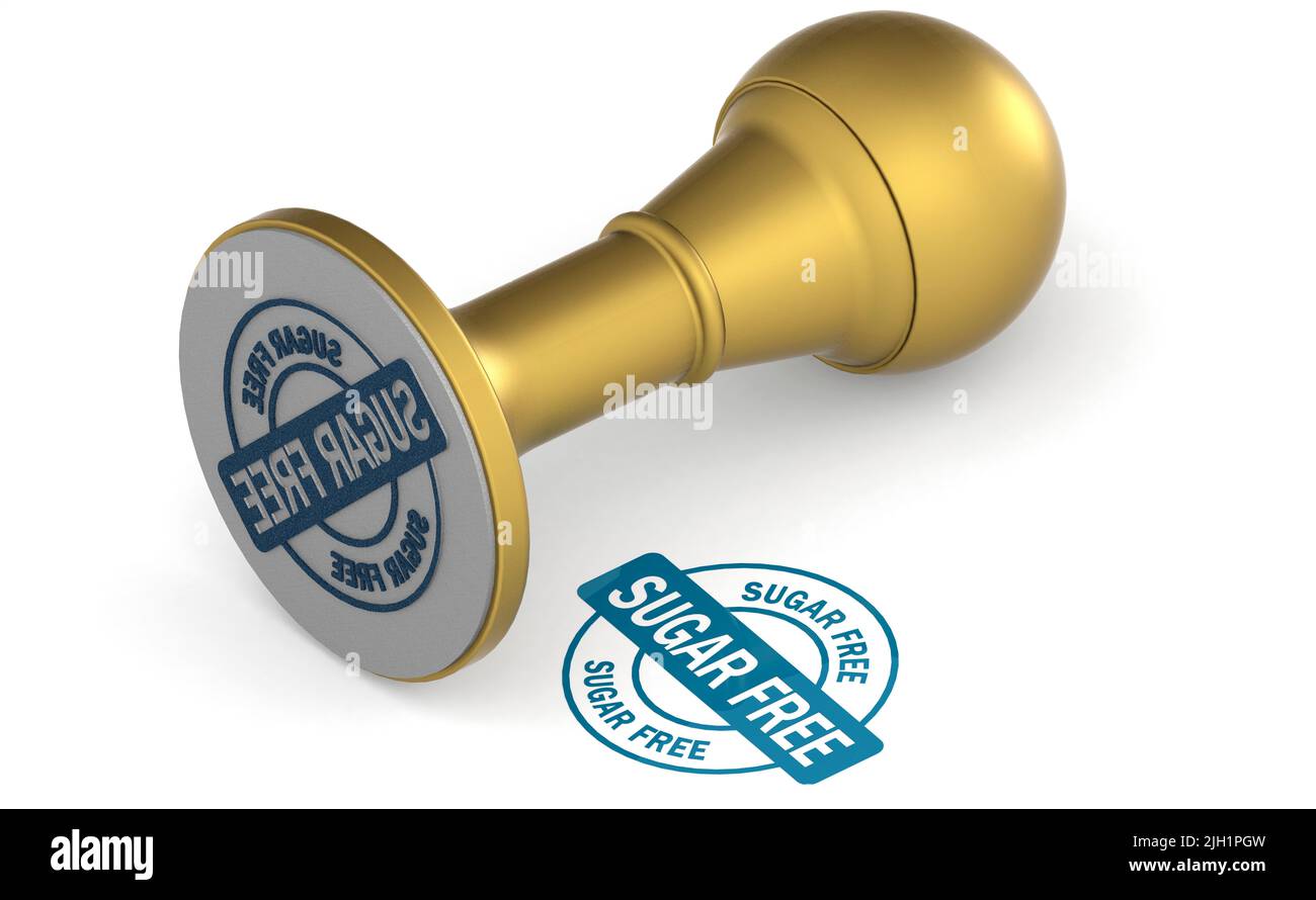 Sugar free stamp hi-res stock photography and images - Alamy